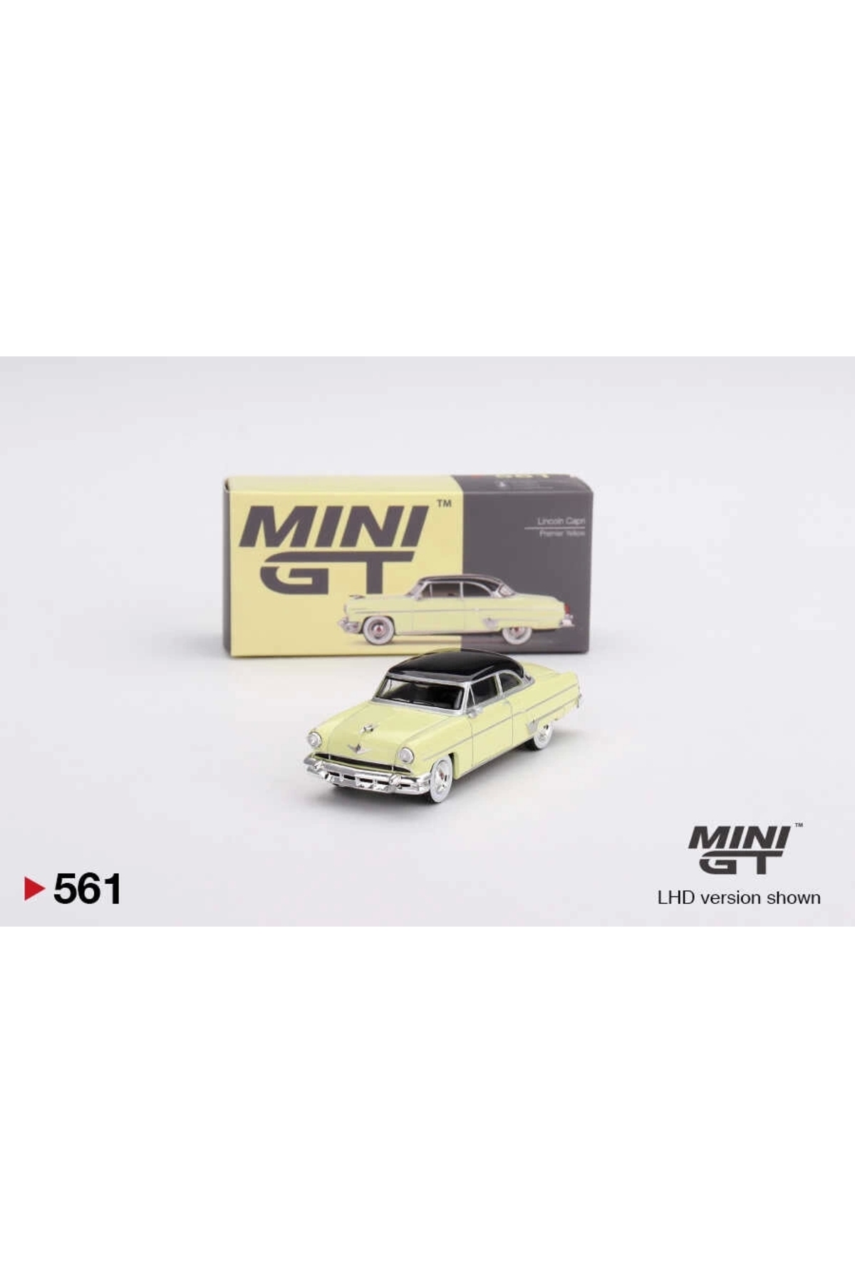 mini gt Model Araba Mini GT 1/64 Lincoln Capri 1954 PremierYellow ...