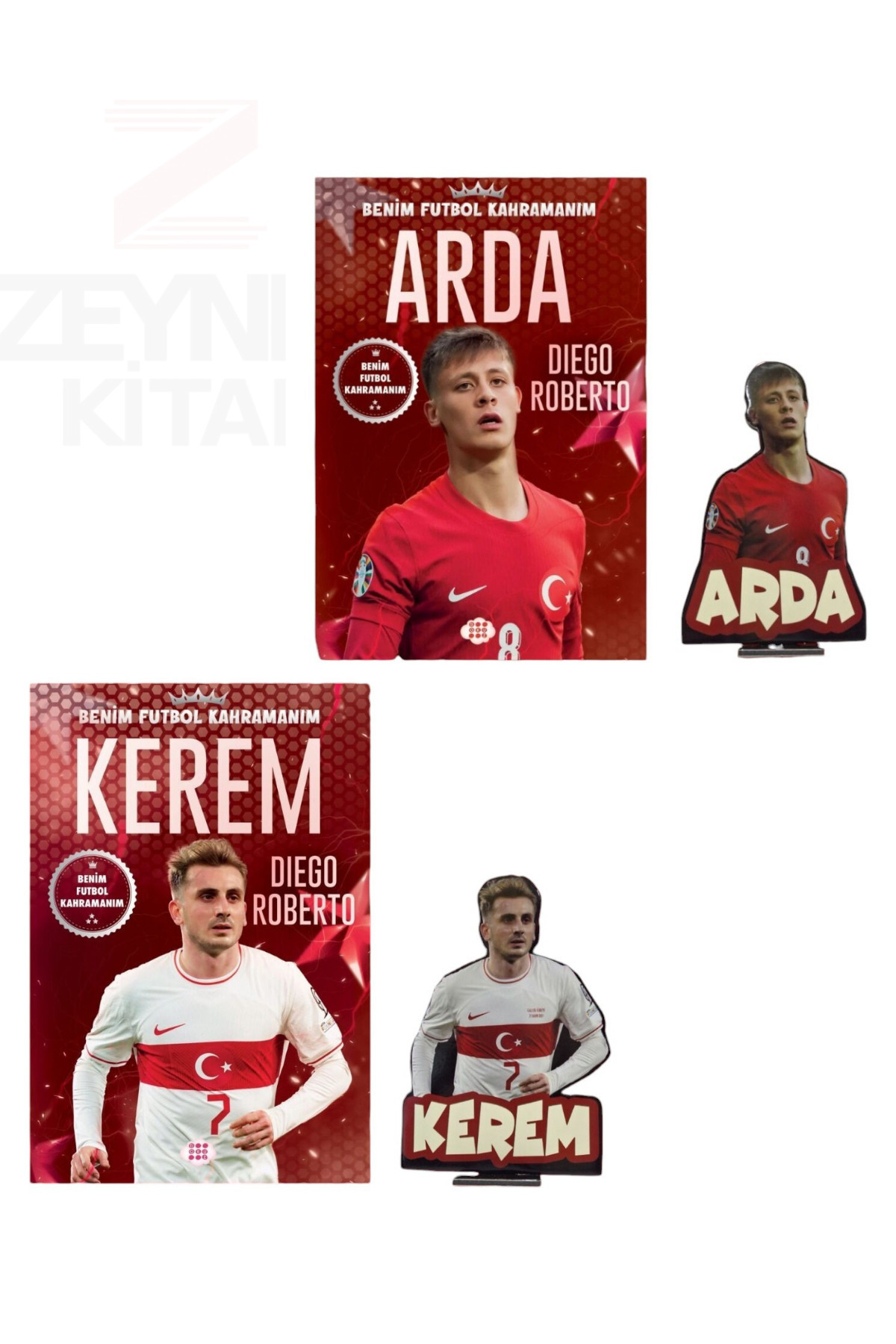 Dokuz Yayınları Benim Futbol Kahramanım/Arda/Kerem (Futbolcu Kartı/Poster/Biblo ) - Fiyatı ...