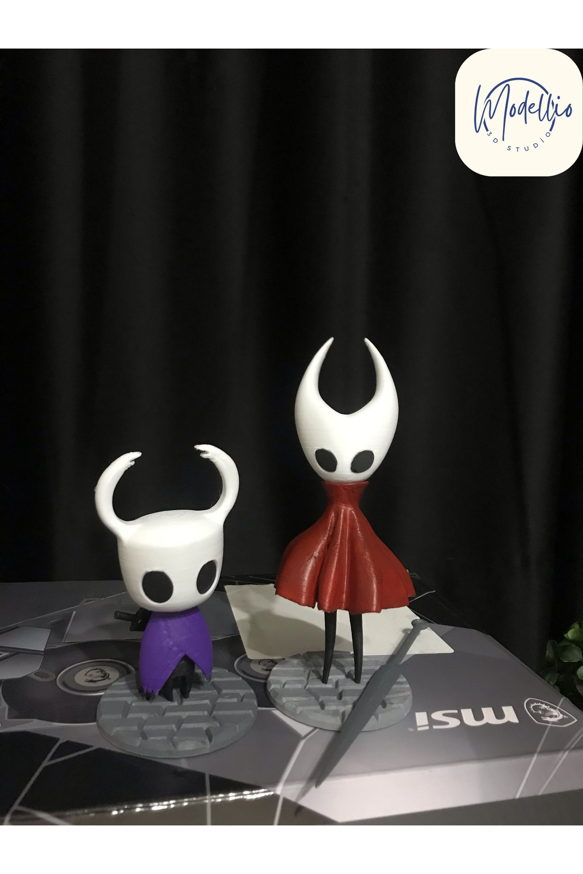 Modellio3D Hollow Knight İkili Figür Seti – The Knight & Hornet ...