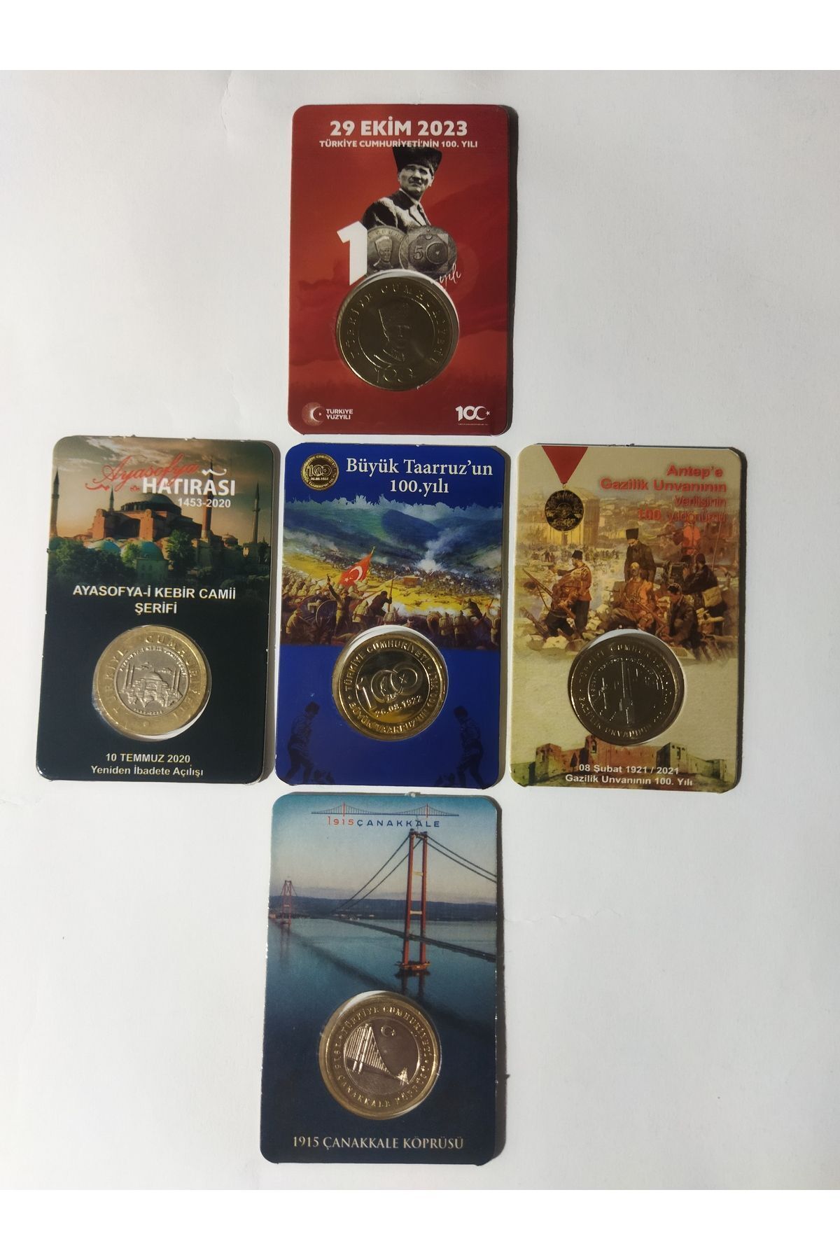 Edi Antik 5 Adet Hatira Para Seti. Kitli Kapaklı - Fiyatı, Yorumları