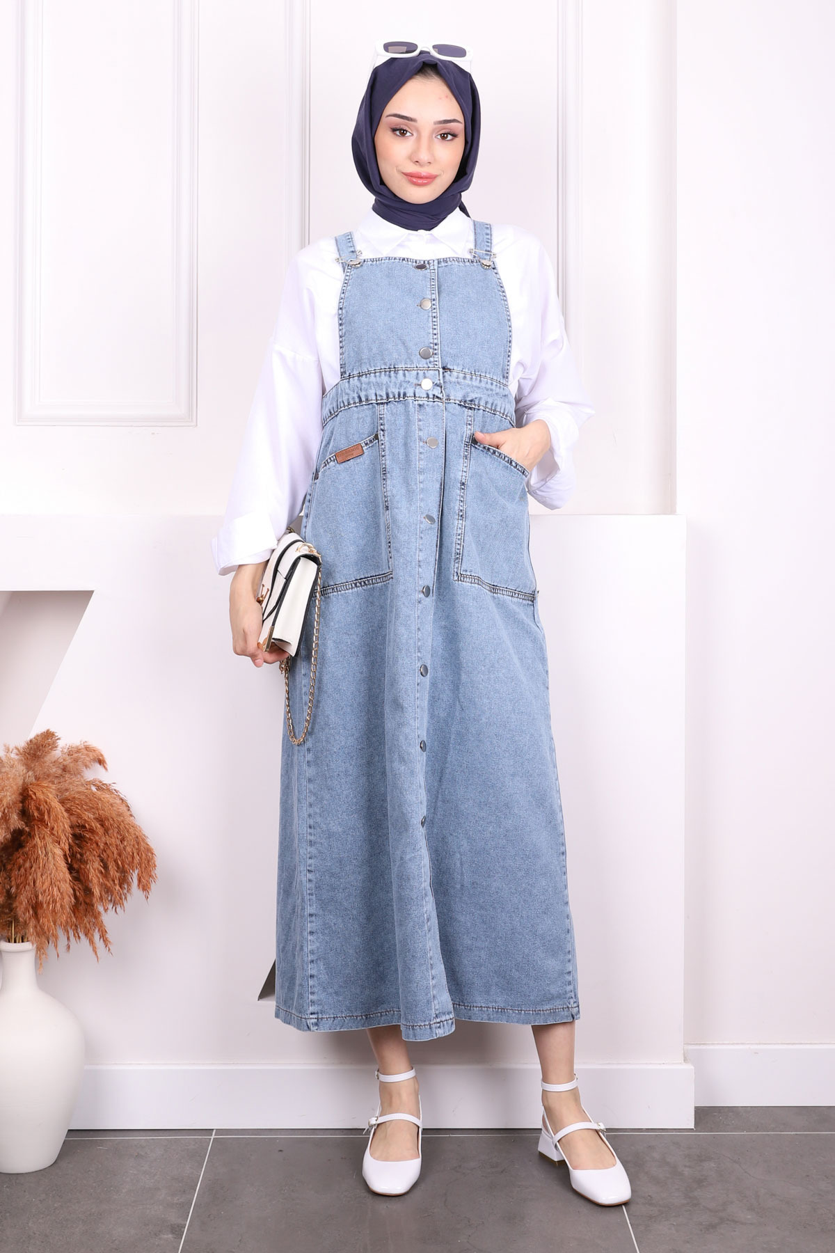 İmajButik Mavi Cepli Düğmeli Kot JileFiyatı, Yorumları - Trendyol