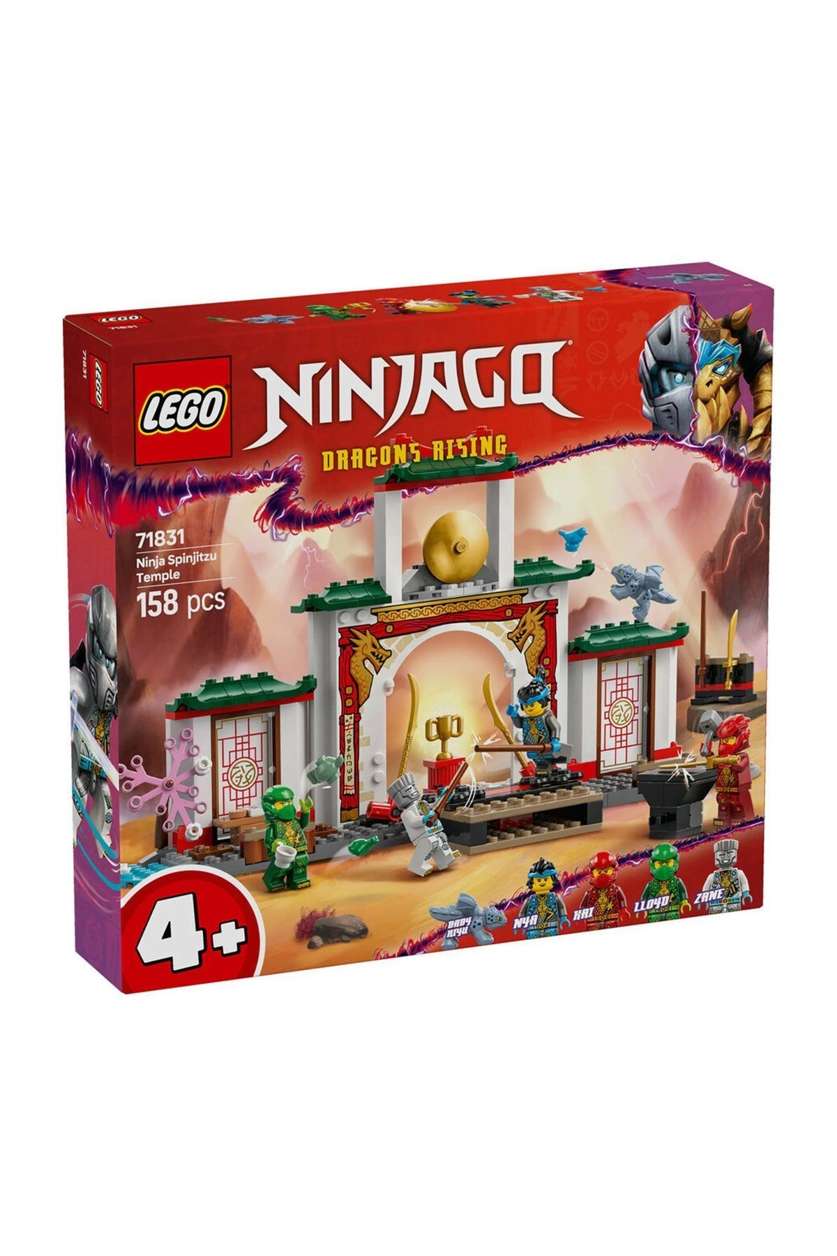 Genel Markalar 71831 Lego Ninjago Ninja Spinjitzu Tapınağı 158 Parça 4 ...
