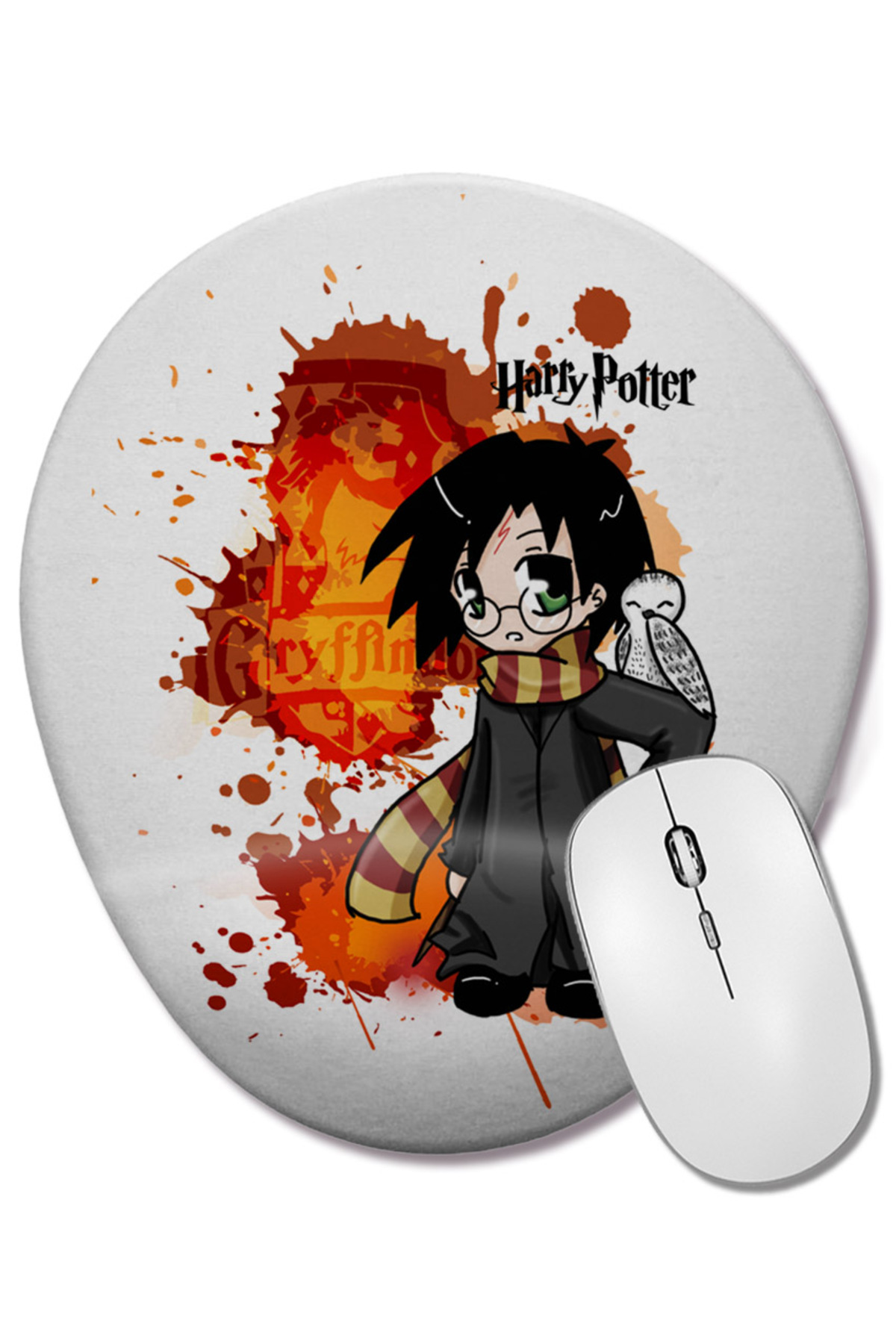 BASKI DÜNYASI Harry Potter Gryffindor Bilek Destekli Oval Mouse Pad ...
