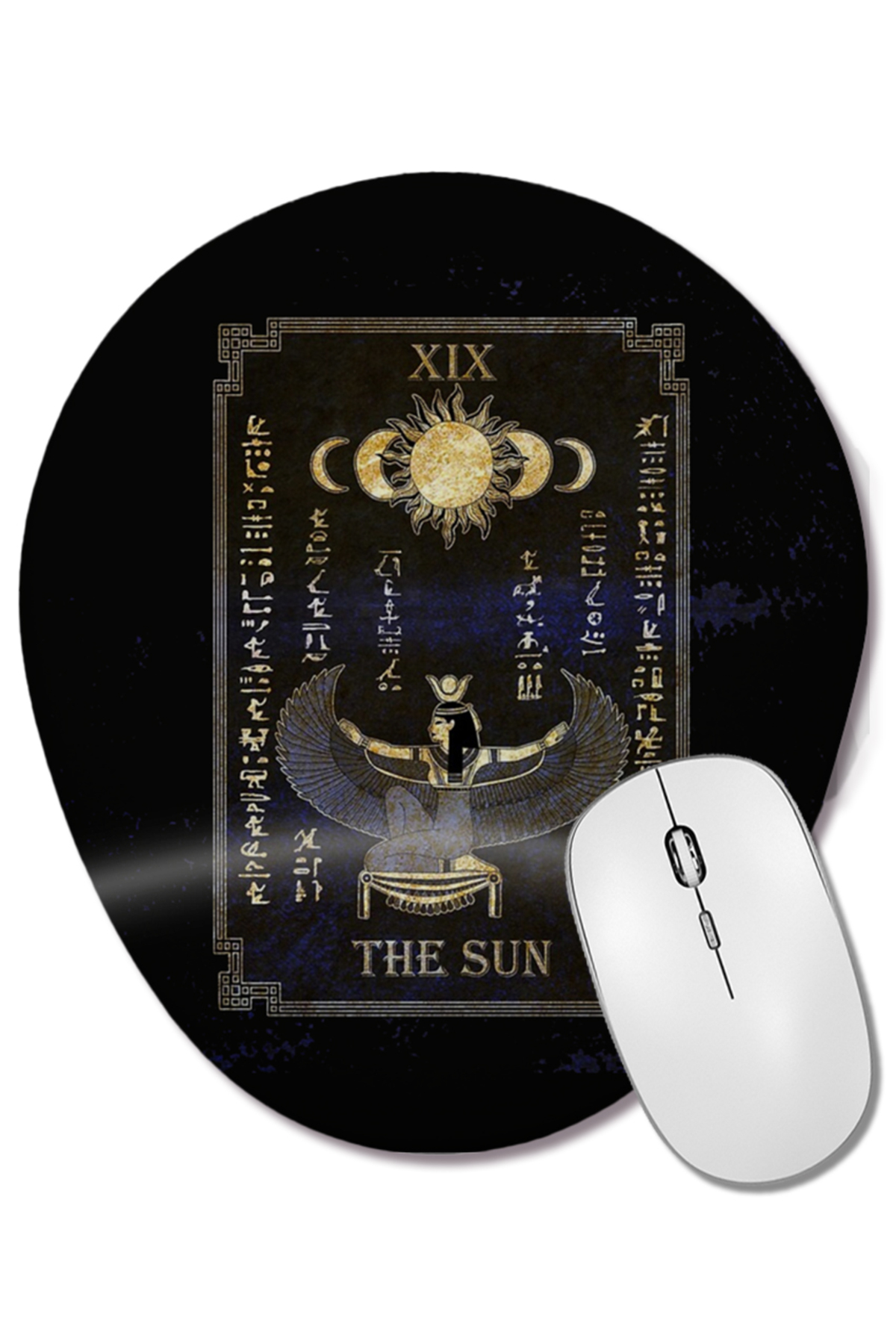 BASKI DÜNYASI Tarot Quot The Sun Quot Goddess Isis Black Version Οβάλ ...