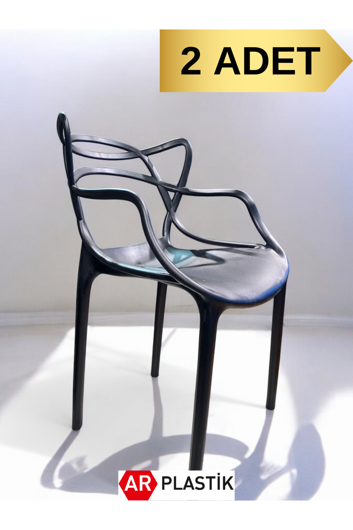 AR PLASTİK Art Sandalye 2 ADET , Bahçe Sandalyesi , Balkon Sandalyesi ...