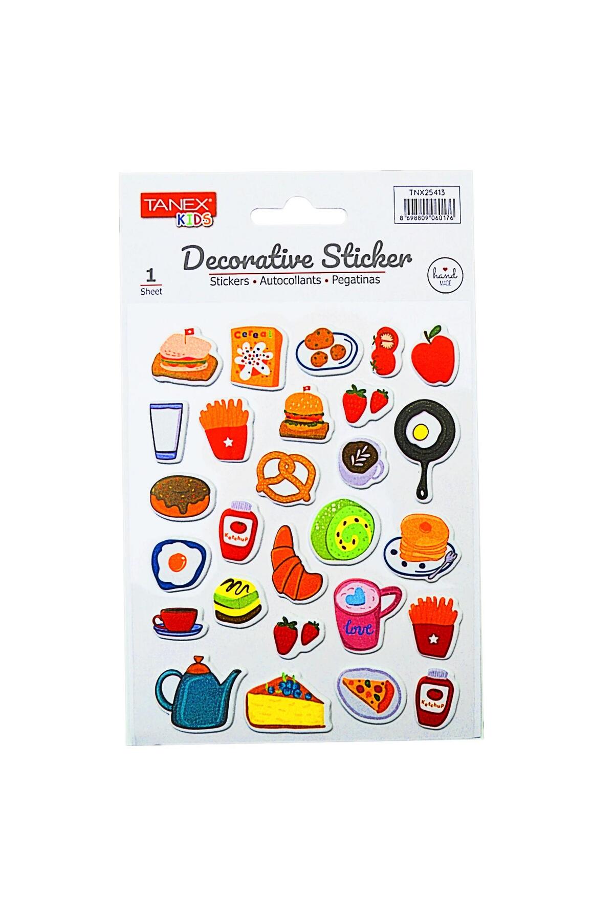 Tanex Kids Sticker Puffy Kahvaltı Serisi 27 Parça (25413) - Fiyatı ...