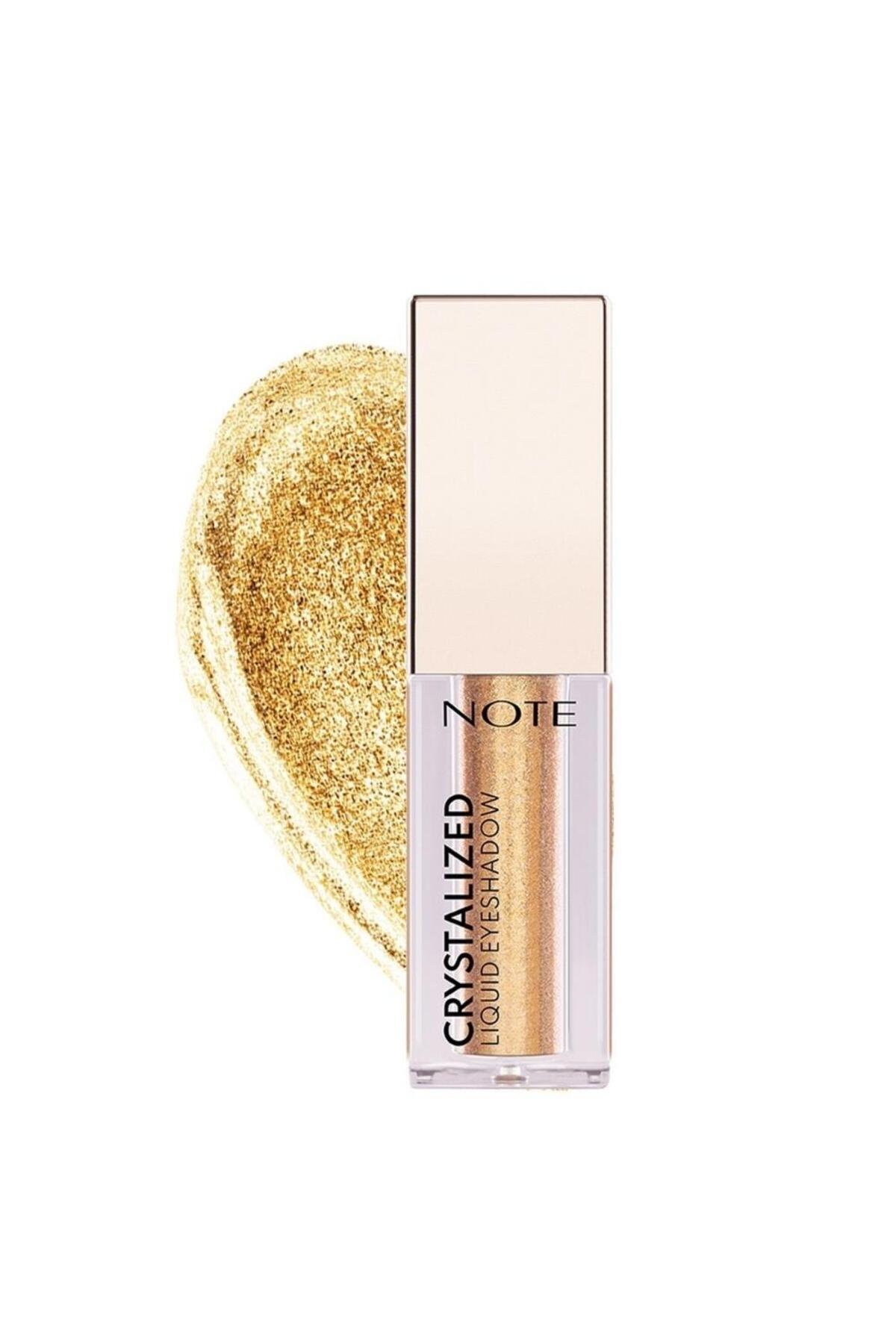 Note Cosmetics Note Crystalized Liquid Eyeshadow Likit Metalik Göz Farı ...