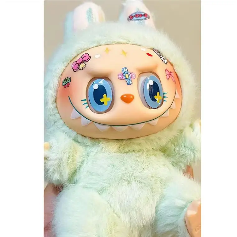 Choice Labubu V1 Macaroon Have A Seat Labubu Eye Sticker 17cm Labubu ...