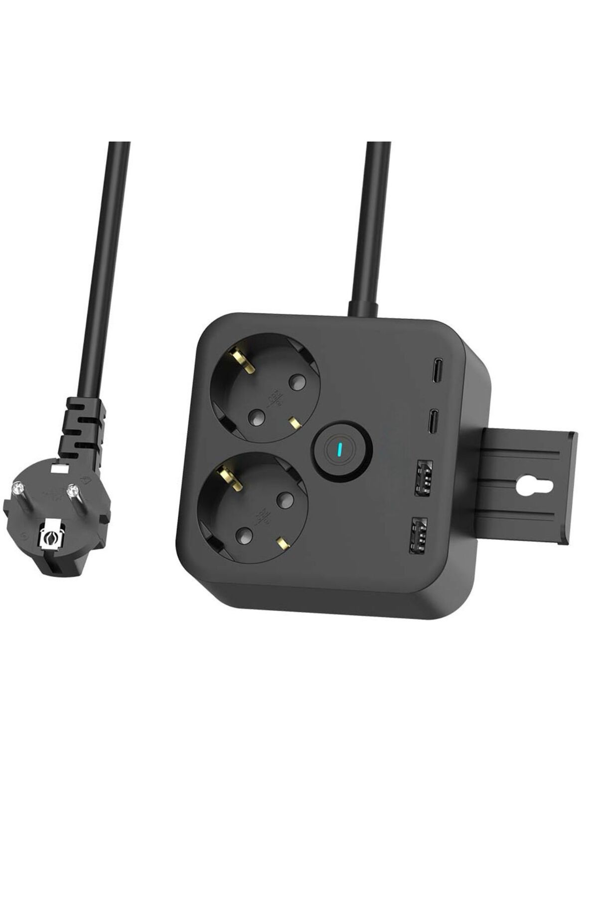 asua Akım Korumalı Priz 2x USB 2x Type-C Akım Korumalı 2'li Priz 1.4 MT ...