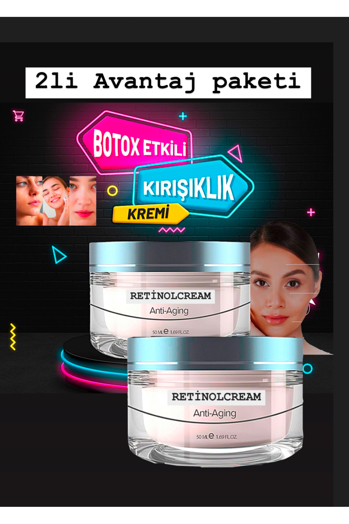 Bitkideresi Botox Cream Yaşlanma Karşıtı Anti Aging Snake Venom Peptide ...