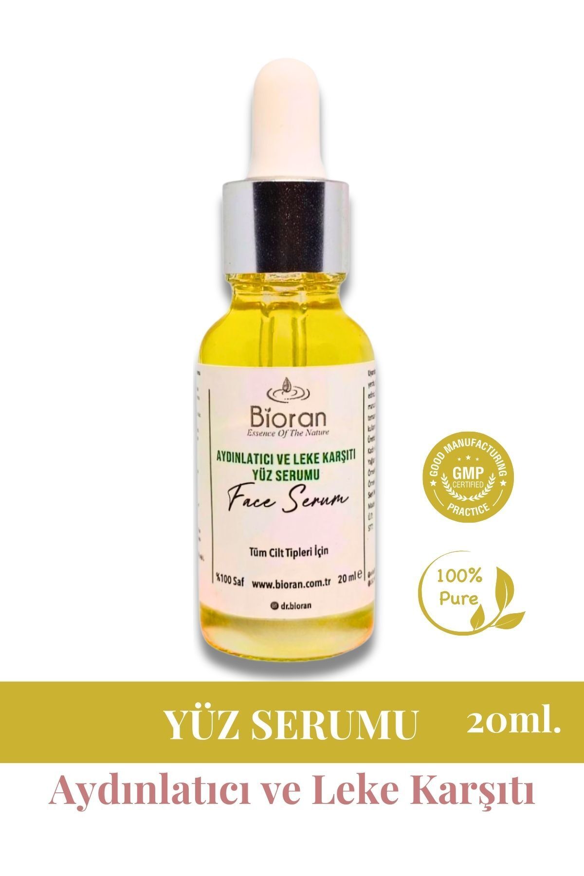 Bioran Aydınlatıcı Ve Leke Karşıtı Cilt Serumu - 20 ml | %100 Doğal ...