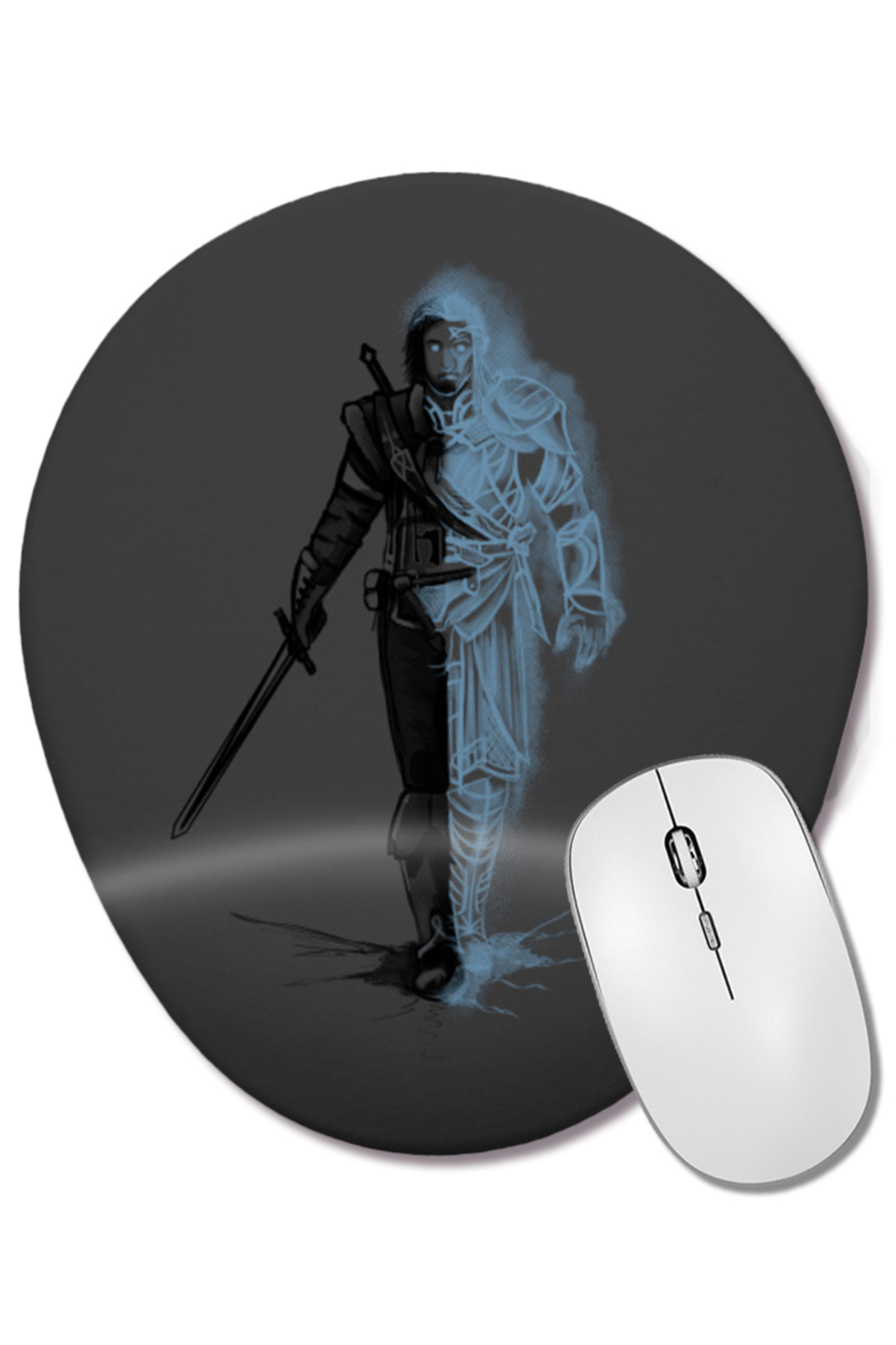 BASKI DÜNYASI Wraith Tark Bilek Destekli Oval Mouse Pad - Fiyatı, Yorumları
