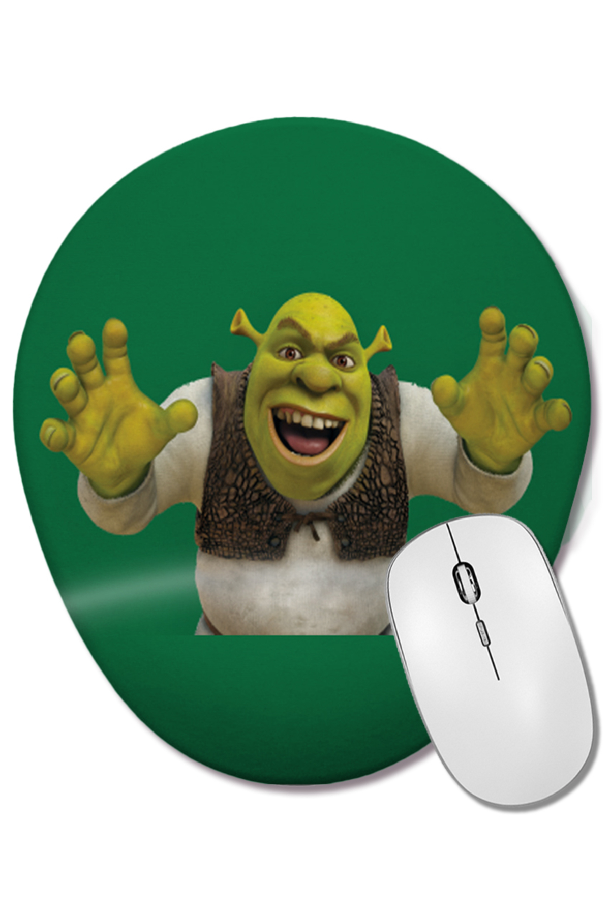 BASKI DÜNYASI Shrek Raised Hands Pocket Shrek Bilek Destekli Oval Mouse ...