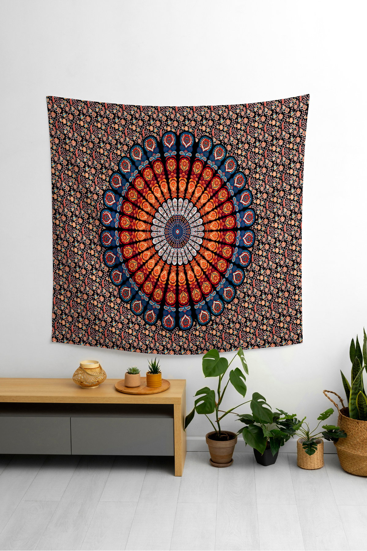 OZG DESİGN RENKLİ MANDALA DUVAR ÖRTÜSÜ VE DUVAR HALISI - Fiyatı, Yorumları