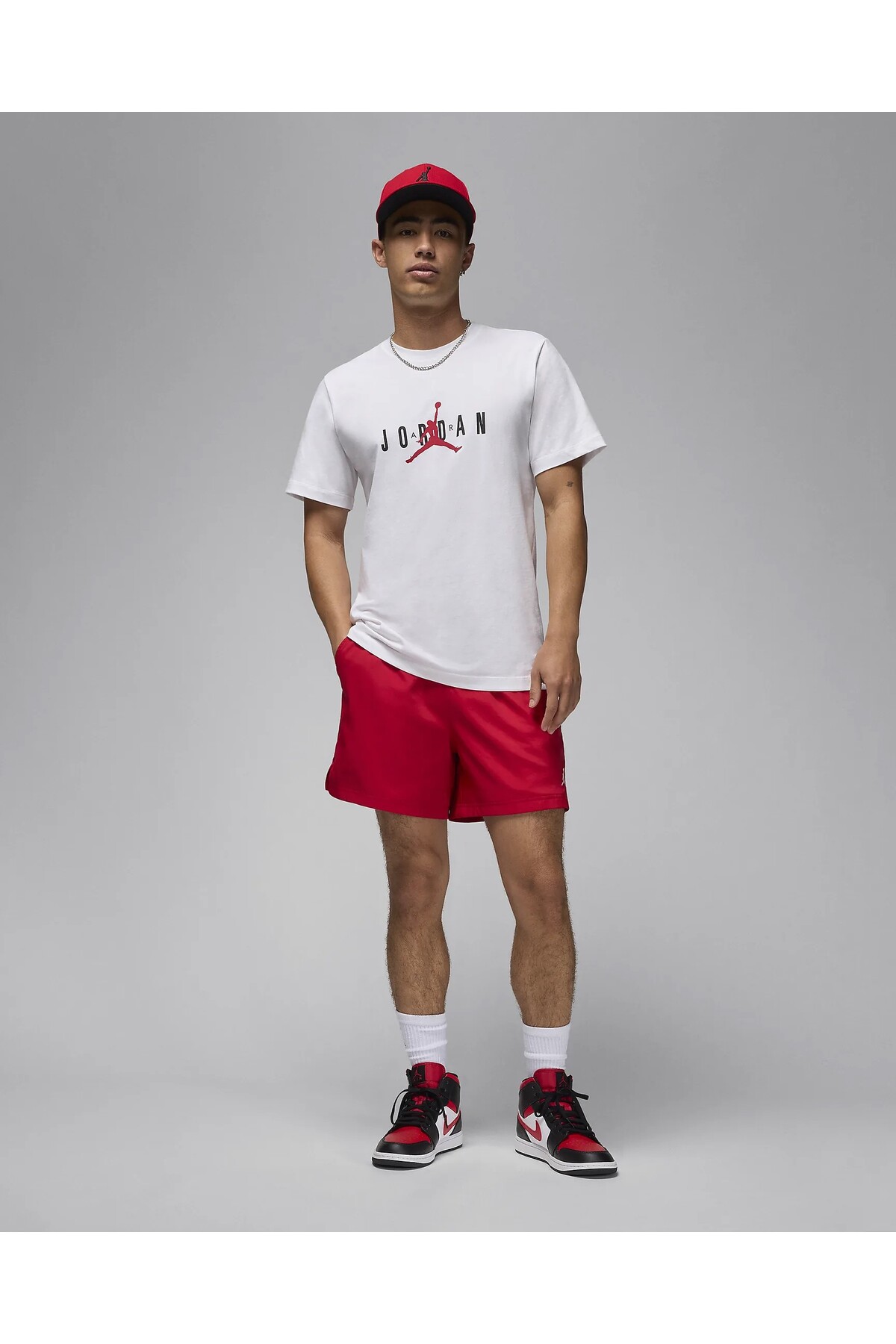 Nike Jordan T-Shirt Jordan Air Men's Stretch T-Shirt Black Erkek ...