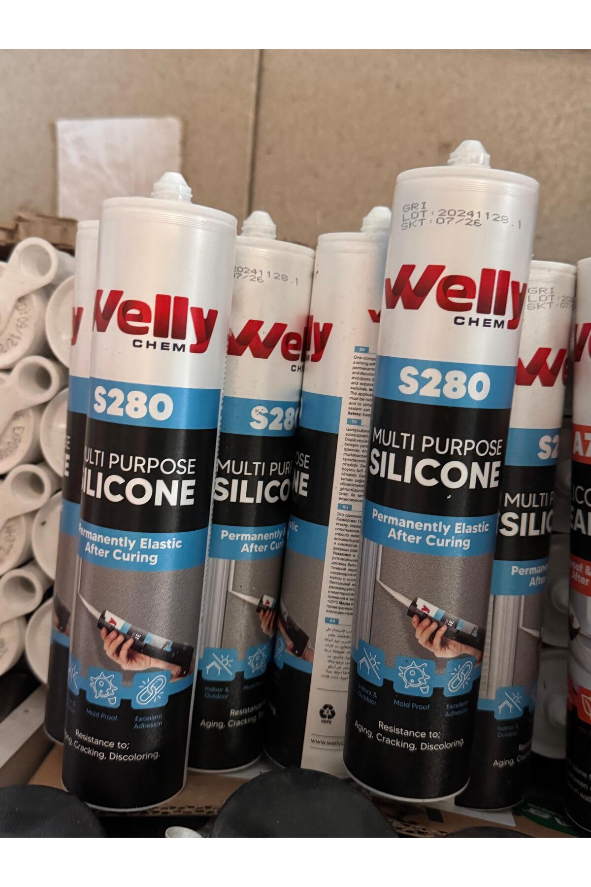 welly chem S280 Genel Amaçlı Gri Silikon - Fiyatı, Yorumları