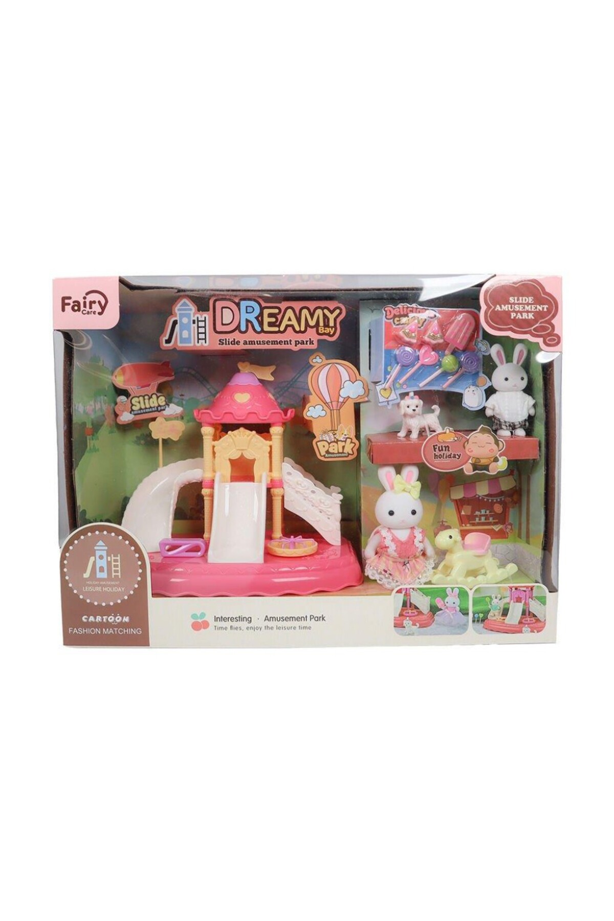 Bay Dreamy Mega By Dreamy Mini Tavşan Kaydıraklı Eğlence Parkı - Fiyatı ...