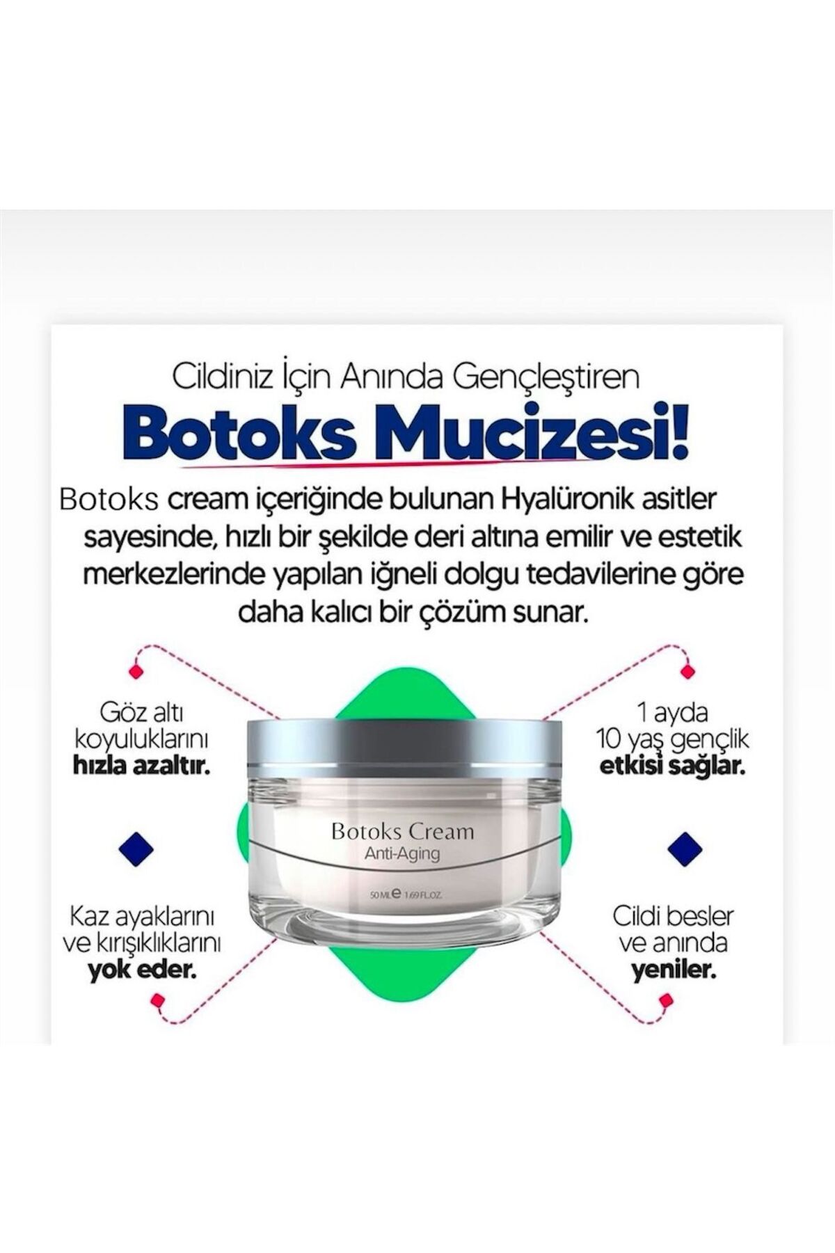 Bitkideresi Botox Cream Anti Aging Yaşlanma Karşıtı Botox Krem - Fiyatı ...