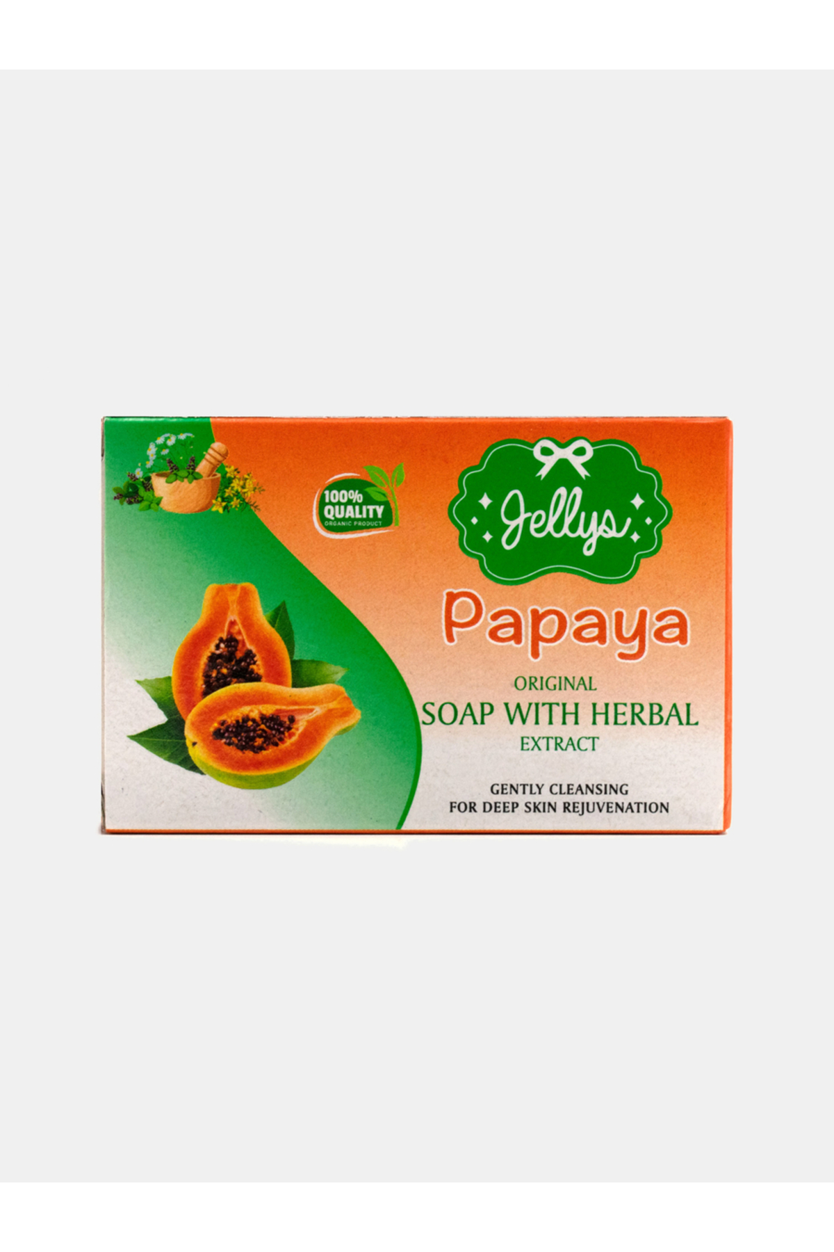 JELLYS Papaya Original Soap with Herbal Extract, 75g- Trendyol