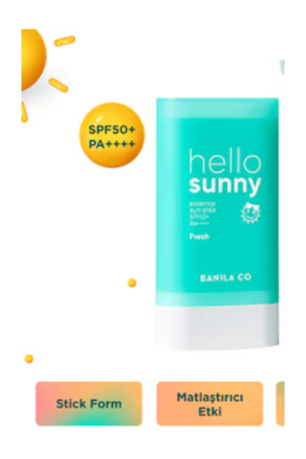 Watsons Co Hello Sunny Stick Güneş Kremi SPF50 18g - Fiyatı, Yorumları