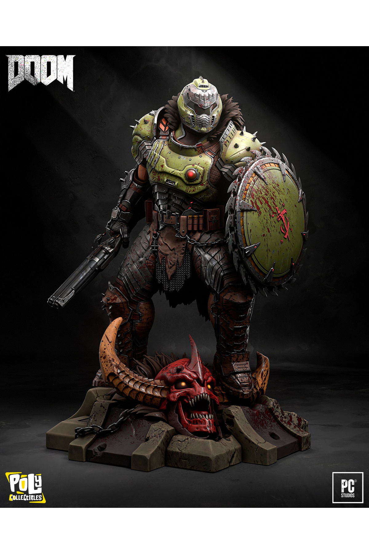 Poly Collectibles Doomguy - Doom Exclusive Collectibles Figure | 30 cm ...