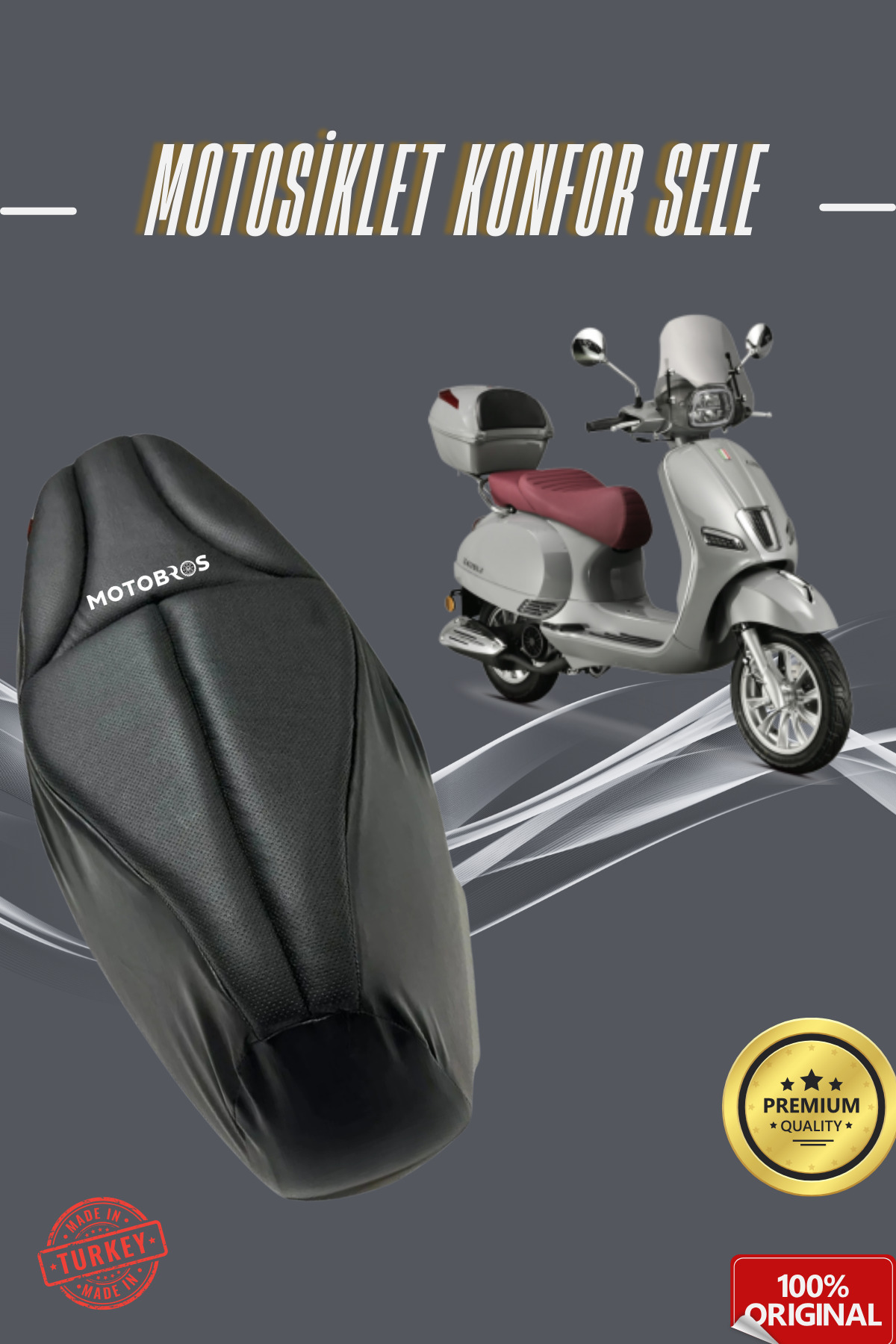 Motobros Kuba Beverly Özel Kalıp Visco Süngerli Konfor Sele Kılıfı ...