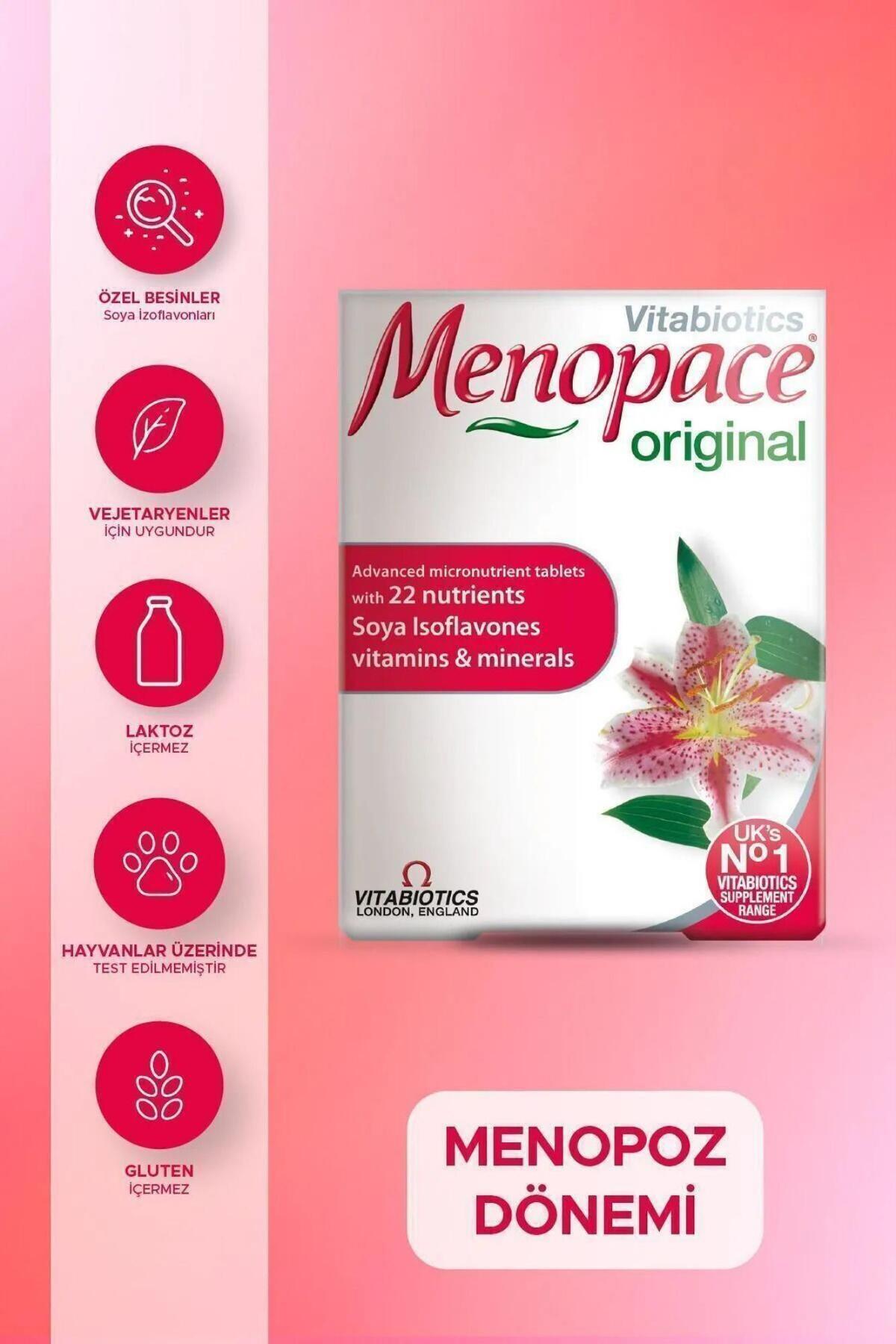 Vitabiotics Menopace Original 30 Tablet - Fiyatı, Yorumları