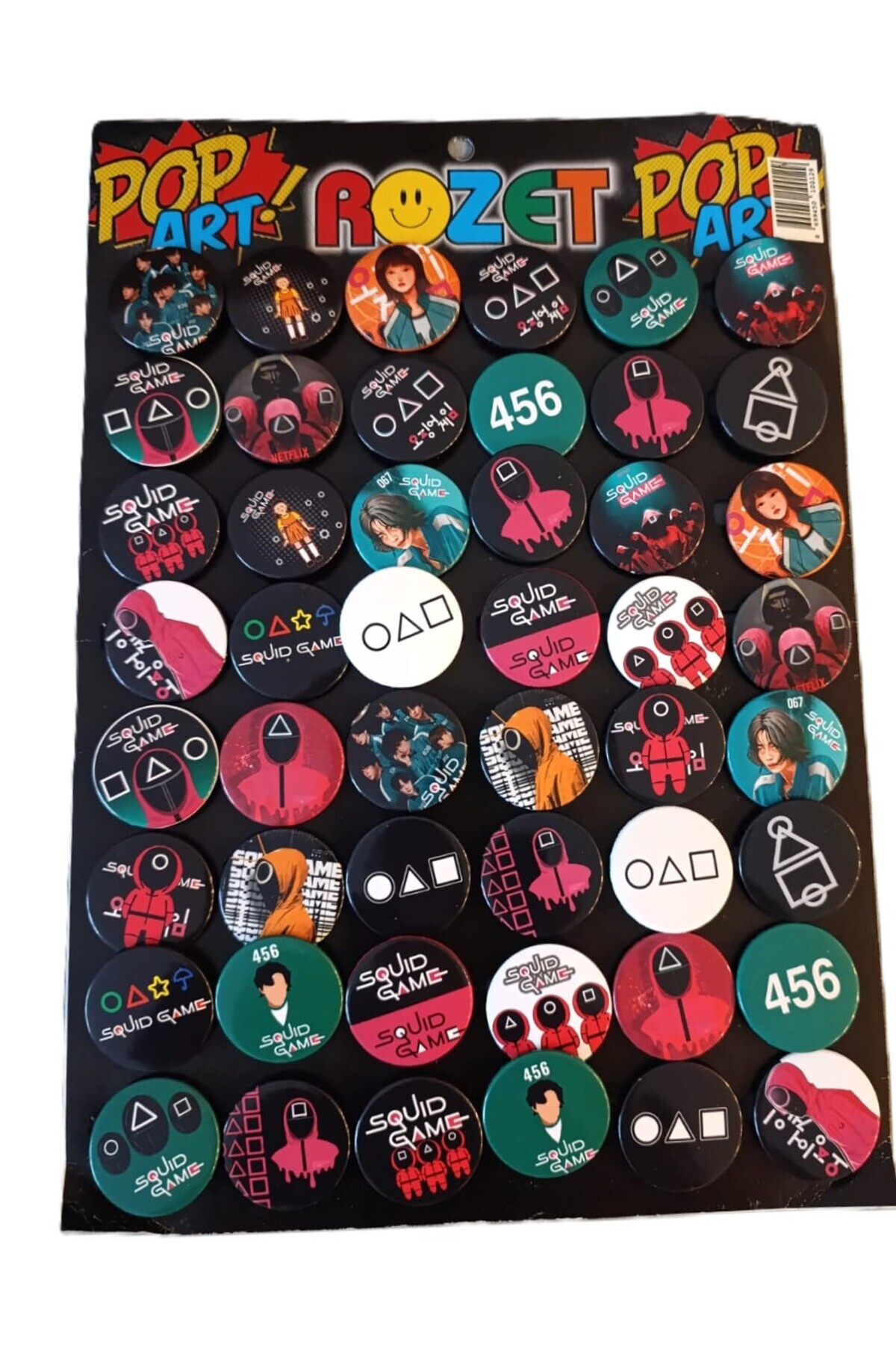 şahane parti Squid Game 48 Adet Rozet Ful Paket - Fiyatı, Yorumları