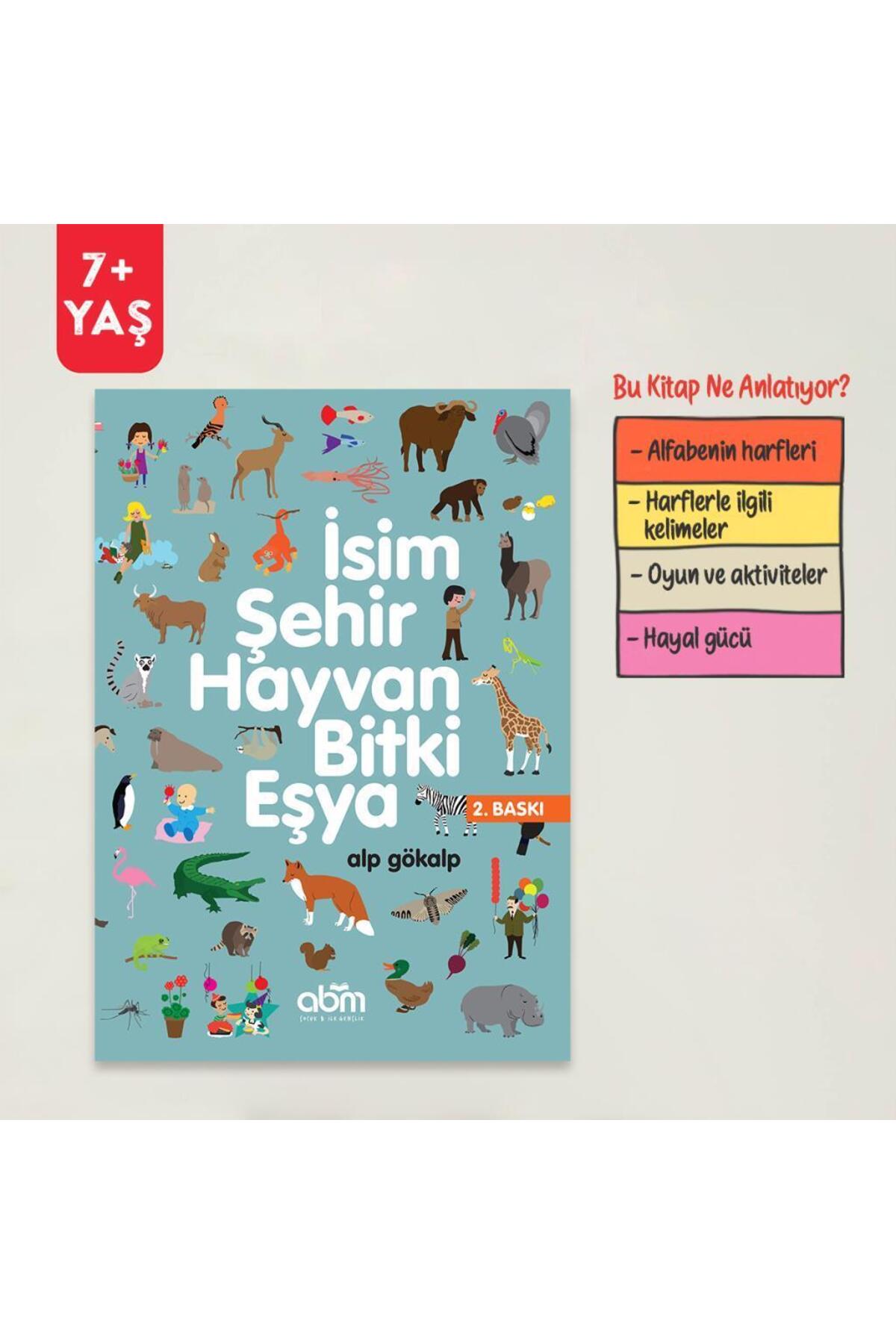 Abm Yayınevi İsim Şehir Hayvan Bitki Eşya - 7 Yaş Üzeri Çocuklar Için ...