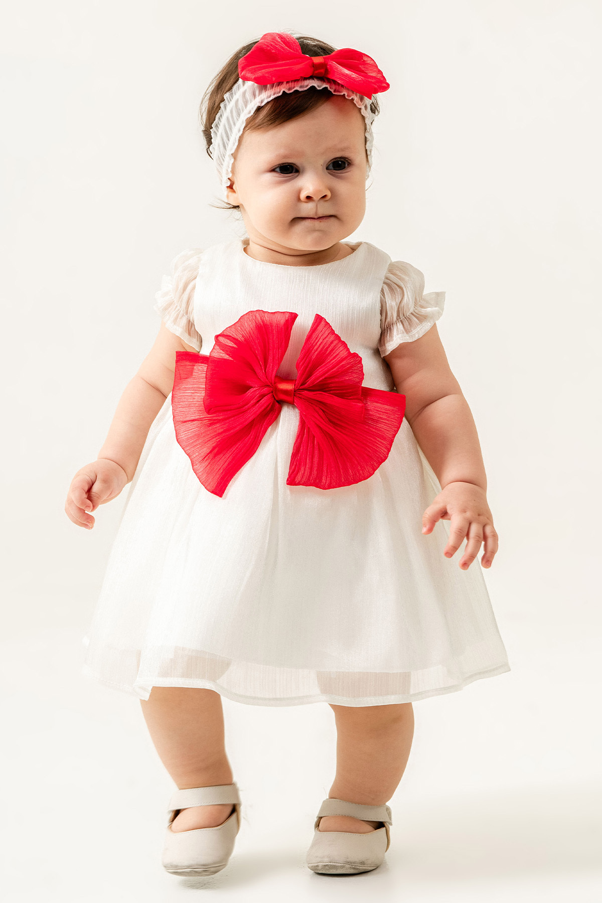 Eray Kids Fiyonk Detaylı Kız Bebek Abiye Elbise - Fiyatı, Yorumları