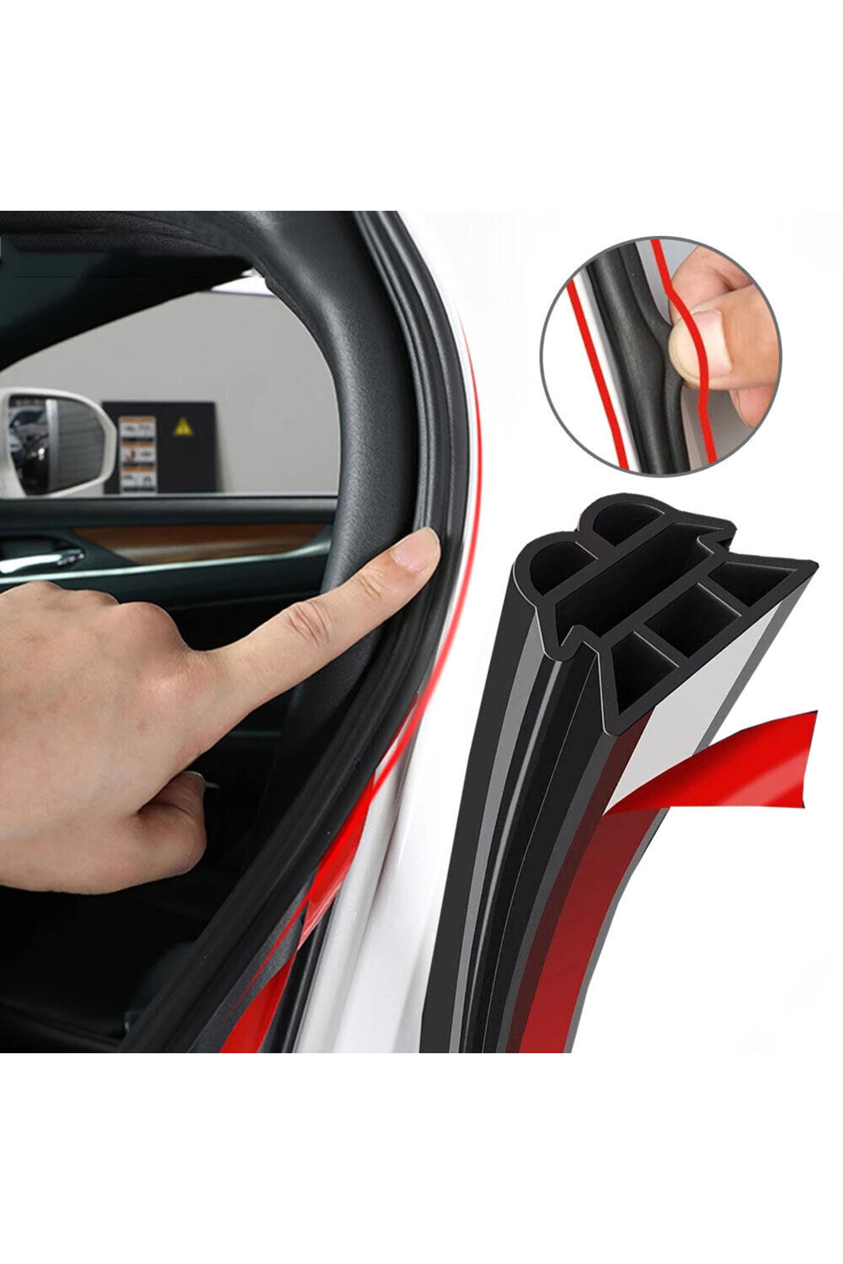 Choice 3-Layer Seal Strip Car Door Seal Strips Sound Insulation ...