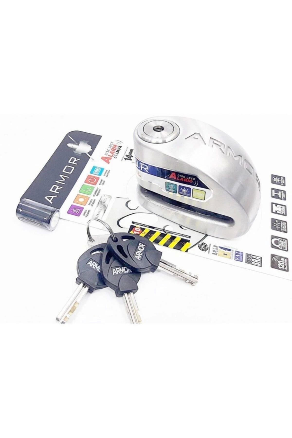 Armor Disk Kilidi 614 Mva 14 Mm (sra'lı ) Krom - Fiyatı, Yorumları