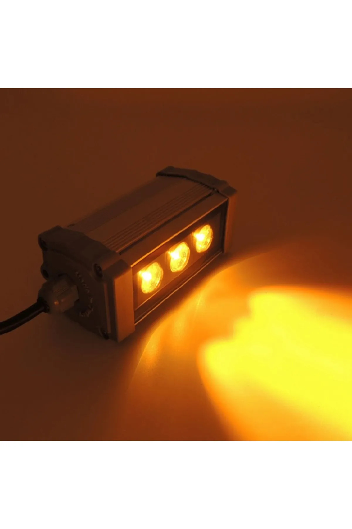 Ensa Led EnsaLed 3w - 10cm Amber Rengi Wallwasher Duvar Ve Ağaç Boyama ...