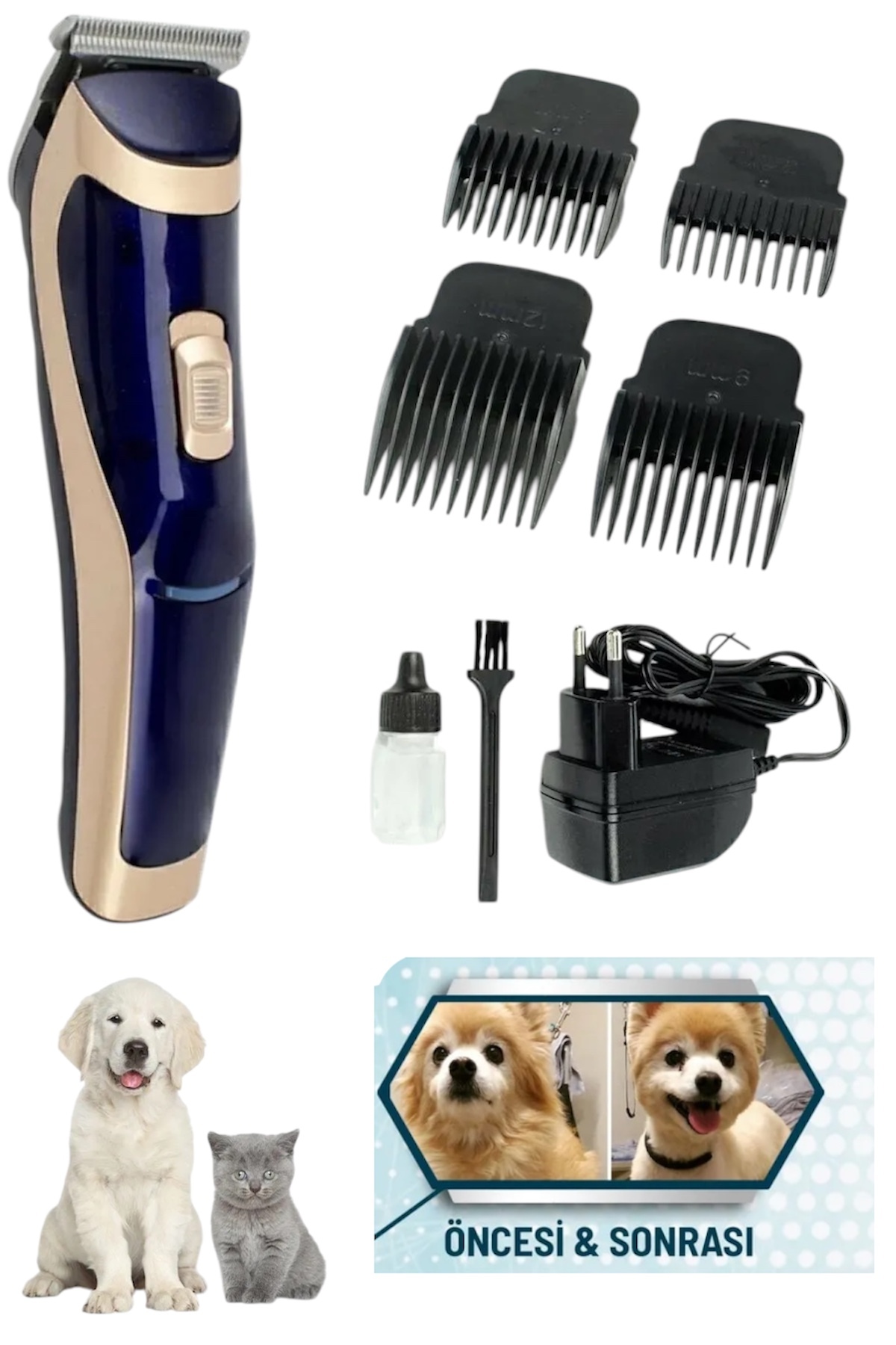 Trimtech Orginal 650 Turbo Kedi Köpek Tıraş Seti - Fiyatı, Yorumları