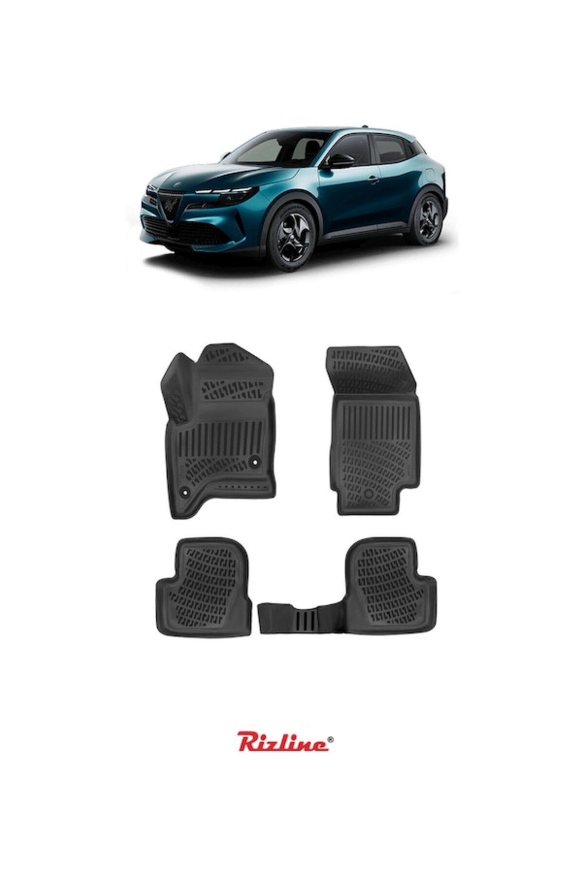 Rizline Alfa Romeo Junior İbrida 2024 Sonrası Havuzlu Paspas Hybrid ...