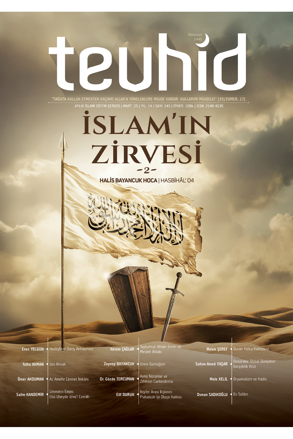Tevhid Basım ve Yayın Tevhid Dergisi (145. SAYI) - İslam'ın Zirvesi - 2 ...