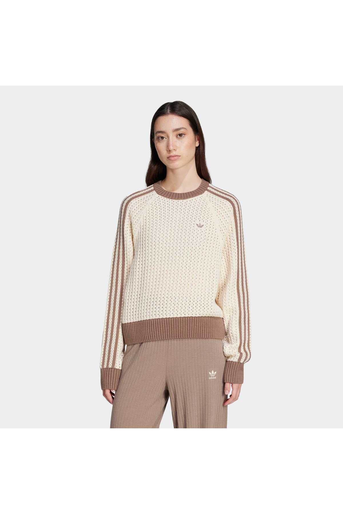 adidas Adicolor Kadın Krem Kazak (JD0907) - Fiyatı, Yorumları
