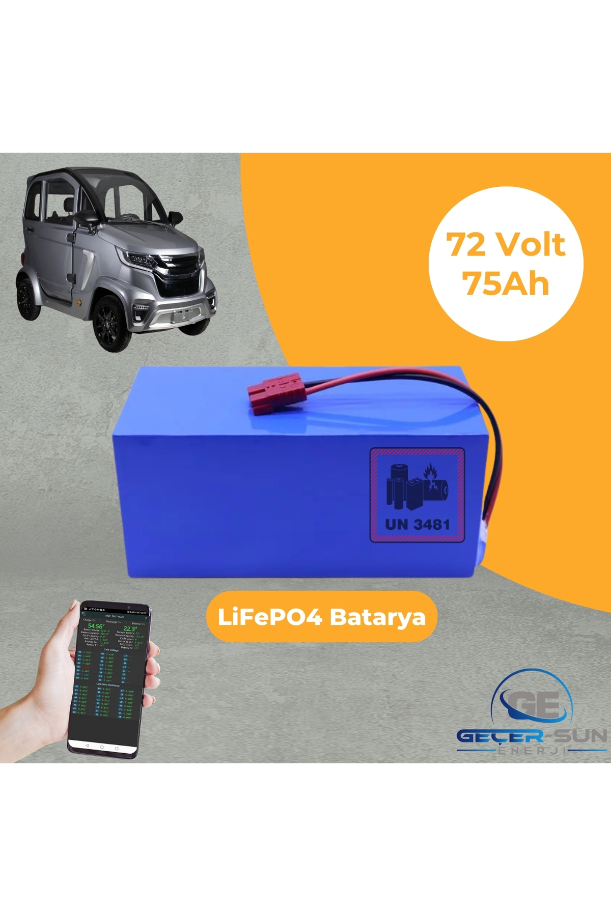 geçersun enerji "elektrikle yaşam" Volta Ev1 Elektrikli Araba Bataryası ...