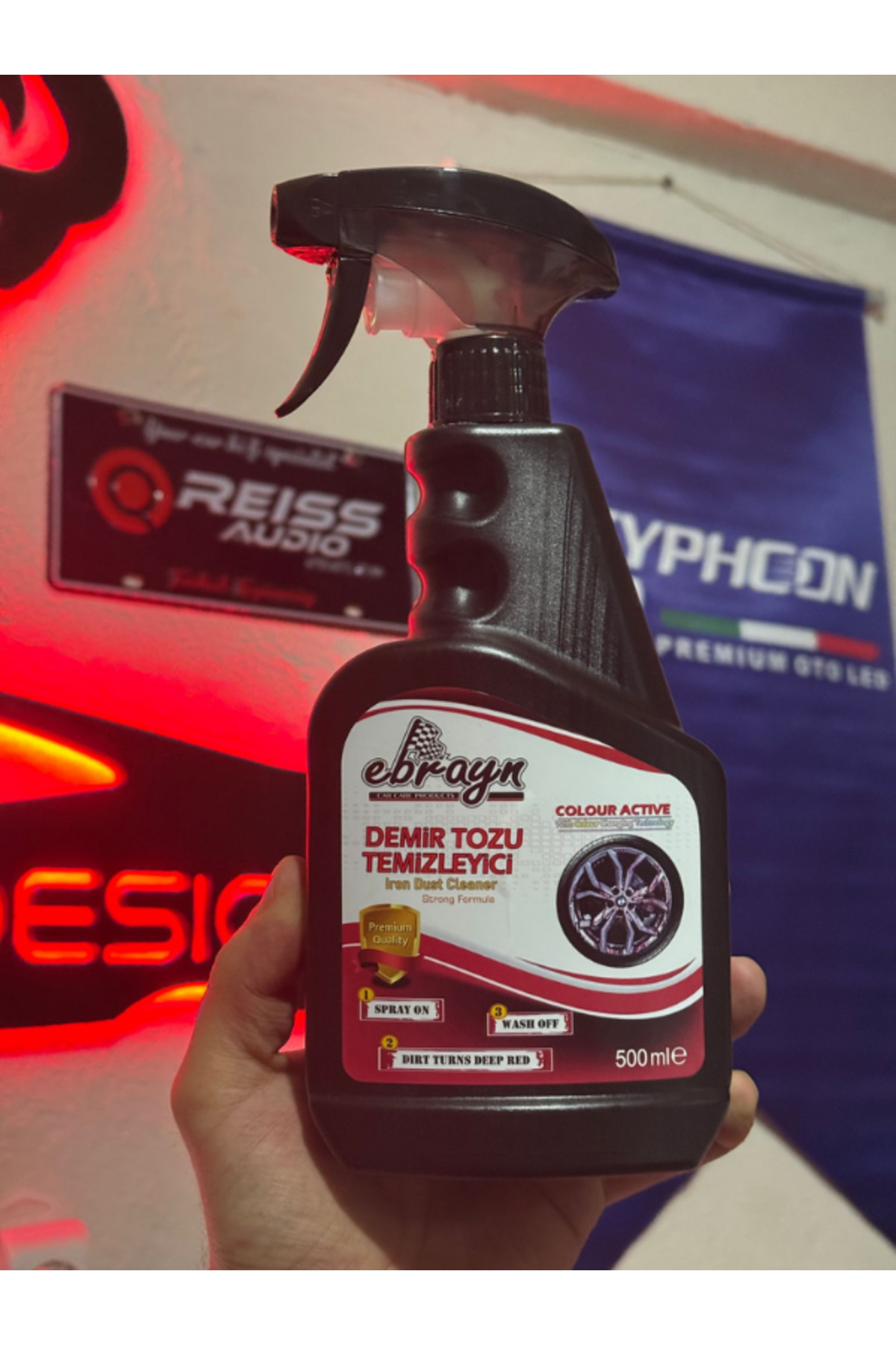 derin car design DEMİR TOZU 500 ML JANT TEMİZLEYİCİ VE PASTA CİLA ...
