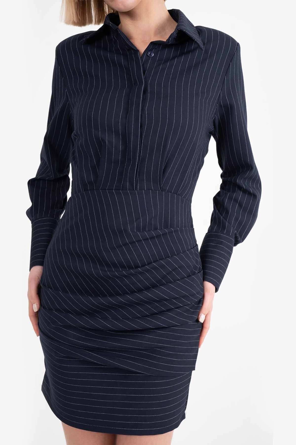 The Posh ÇİZGİLİ GÖMLEK ELBİSE - Fiyatı, Yorumları