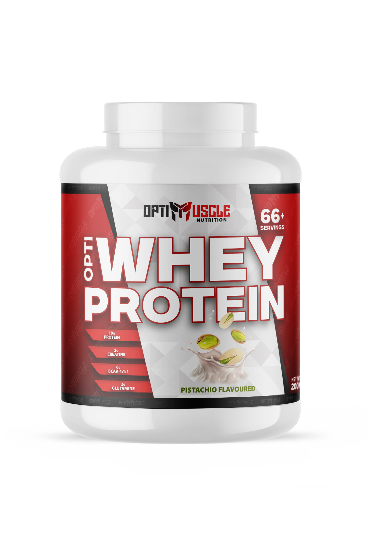 Optimuscle Nutrition Opti Whey Protein Antep Fıstığı 2000g - 66 Servis ...