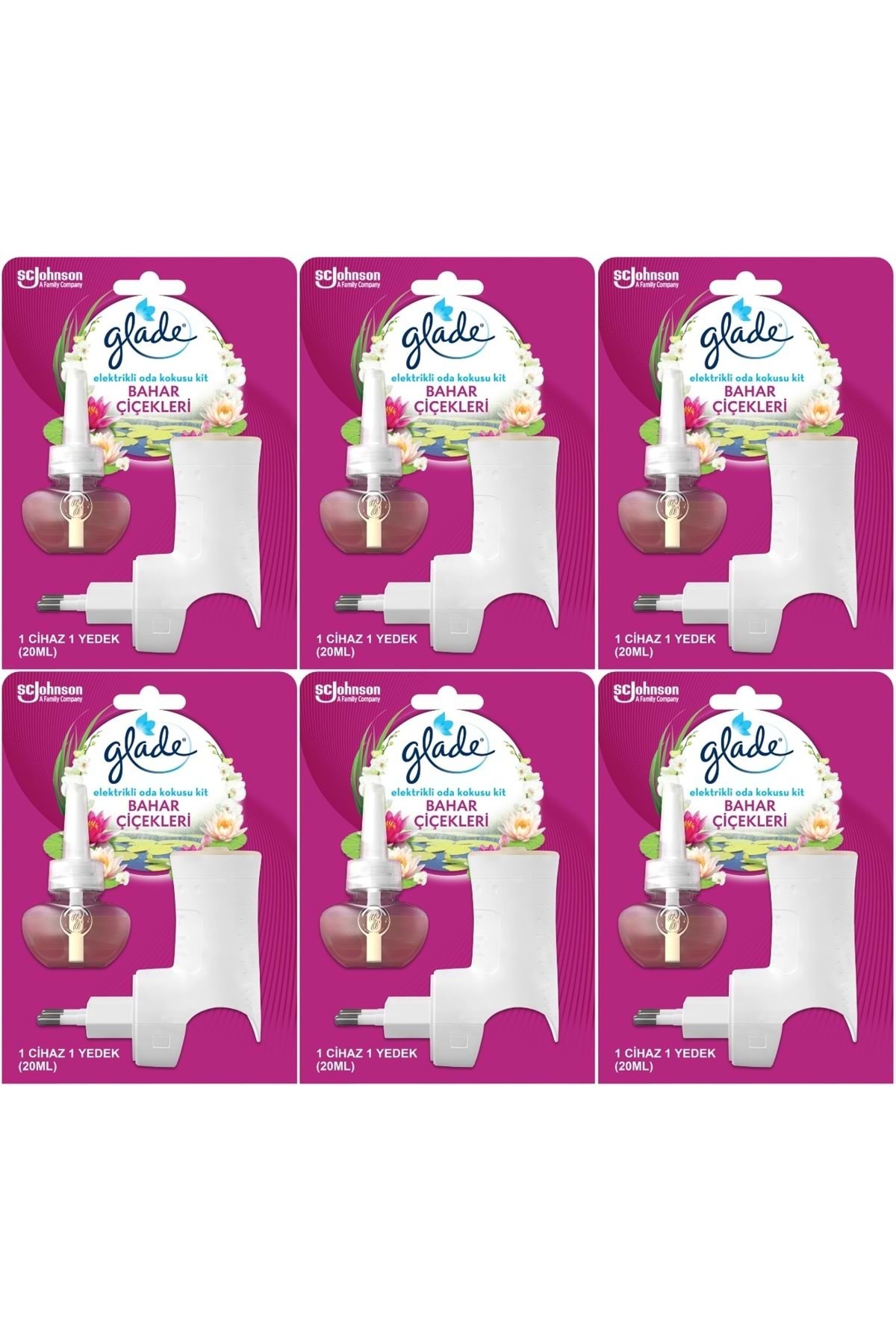 Glade Elektrikli Oda Kokusu Kit Bahar Çiçekleri (6 LI SET) - Fiyatı ...