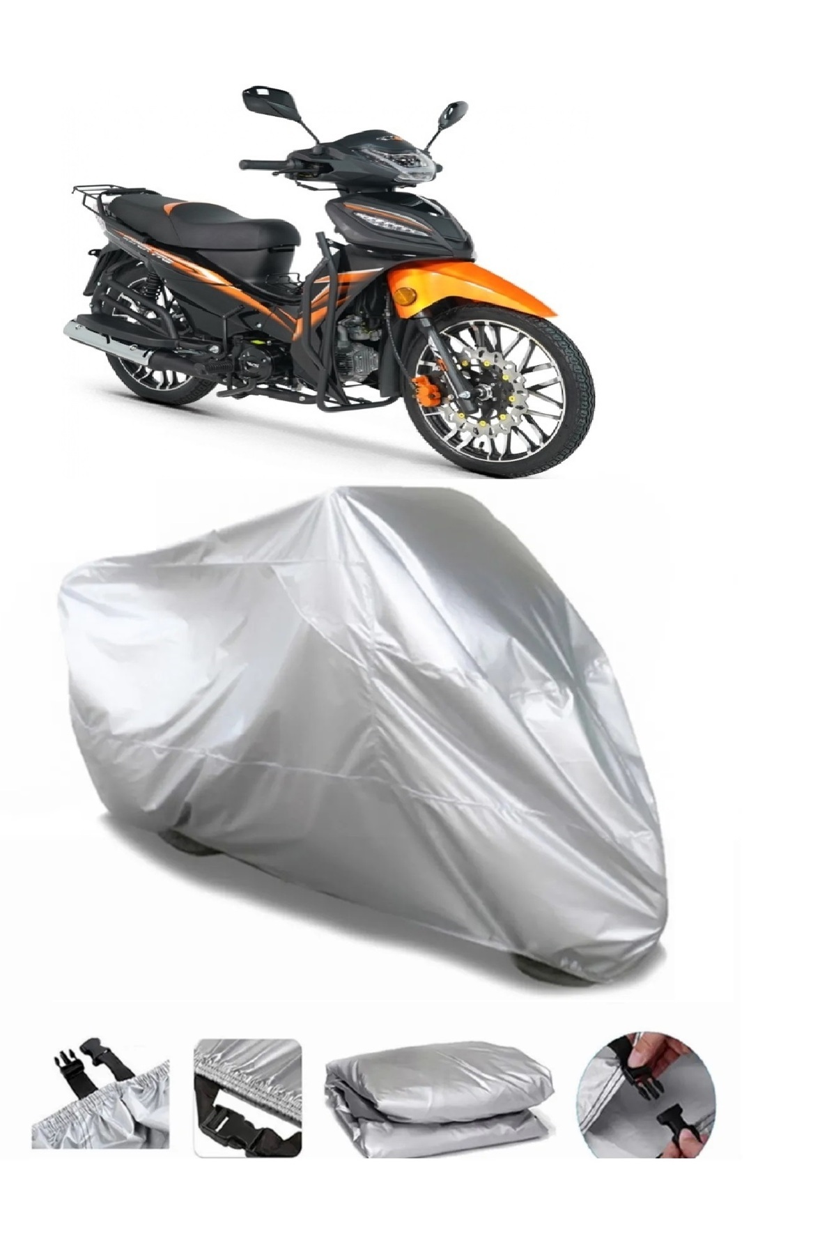 MotoLion Rks Sniper 50 Pro X Ultra Thick Waterproof Motorcycle Cover ...