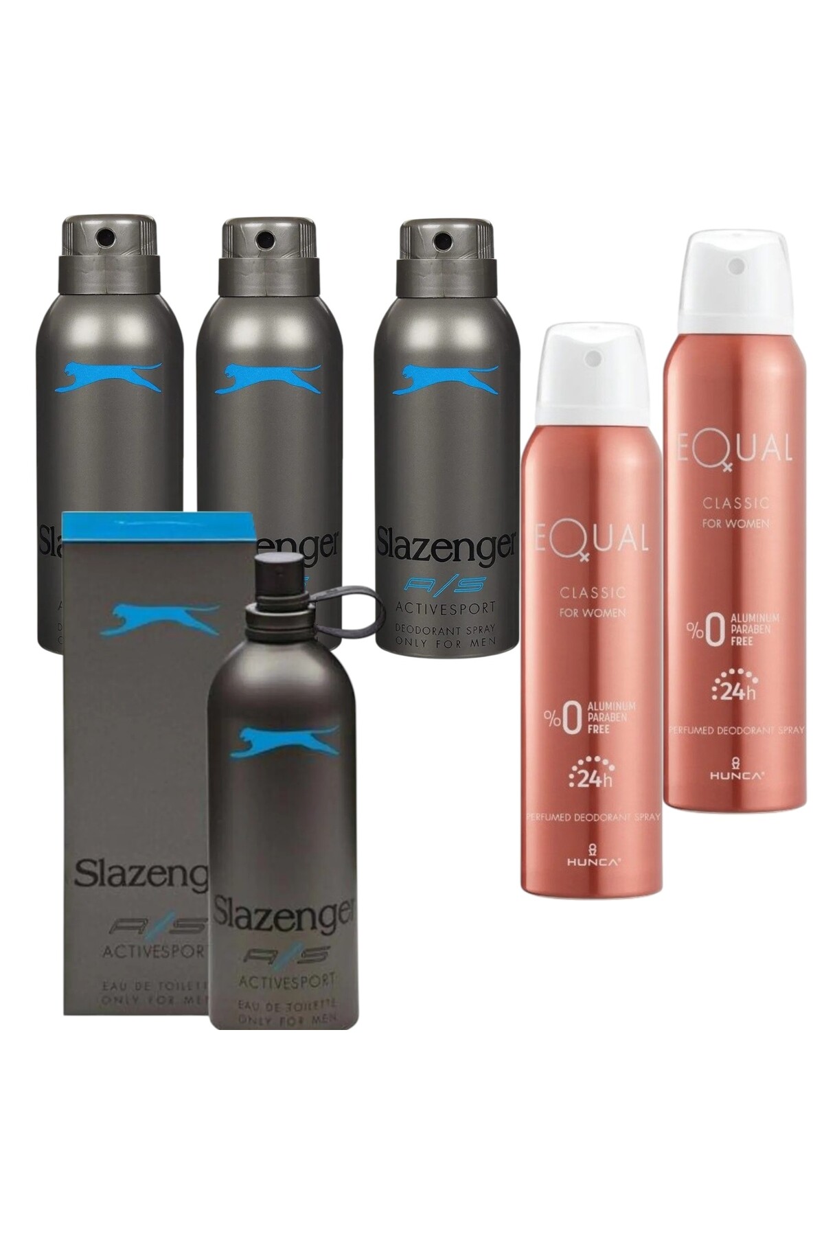 Slazenger Activesport Mavi Erkek Parfüm Edt 125 ml + Deodorant 150 ml 3 ...