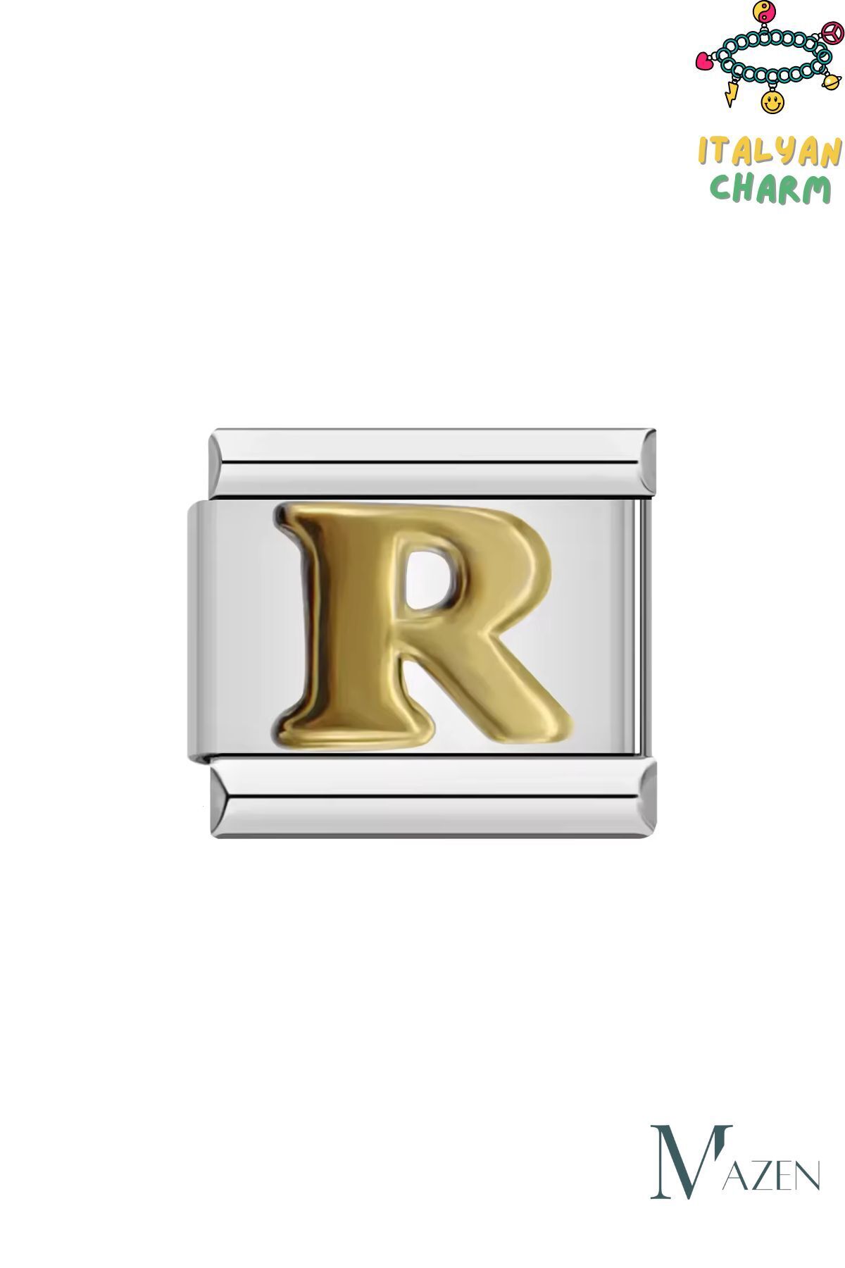 MAZEN R HARFİ, HARF İTALYAN BİLEKLİK CHARMI - Fiyatı, Yorumları