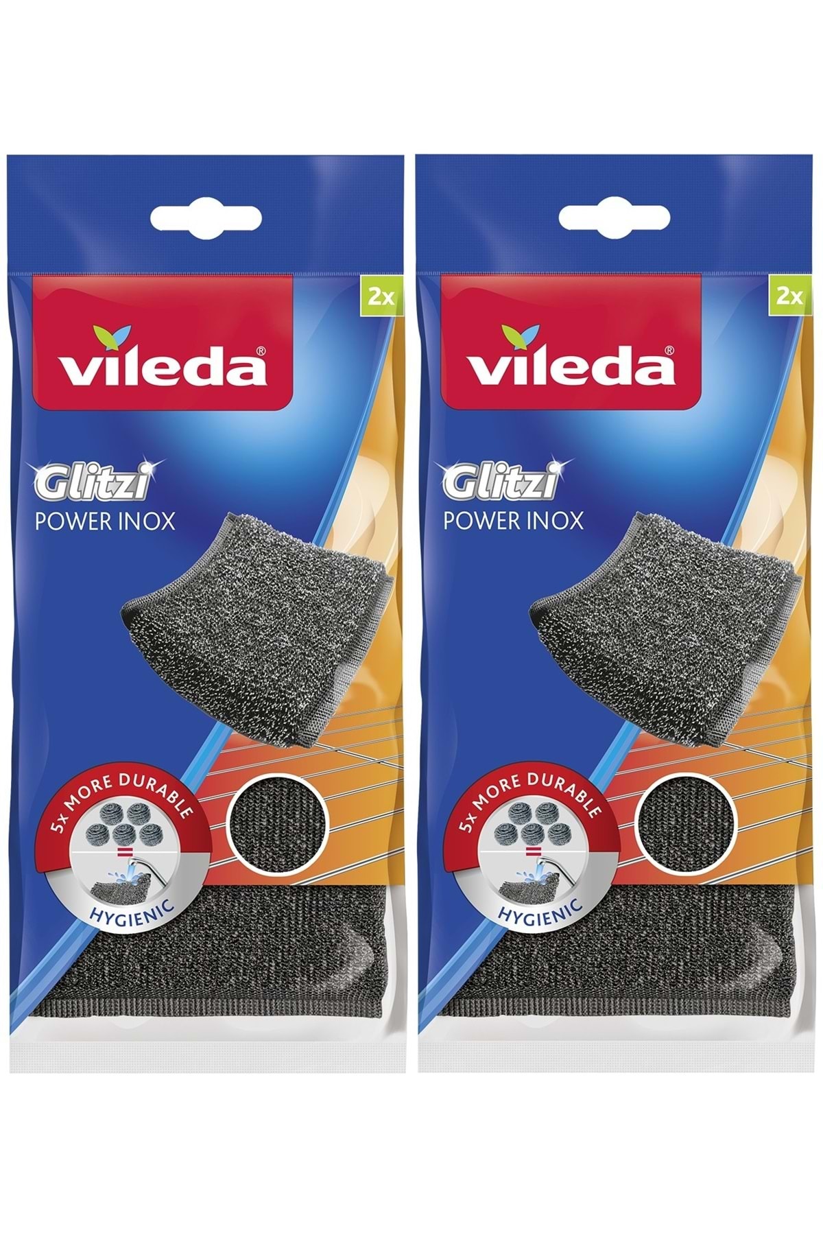 Vileda Power Inox Çelik Bulaşık Sünger (4 LÜ SET) (2PK*2) - Fiyatı ...