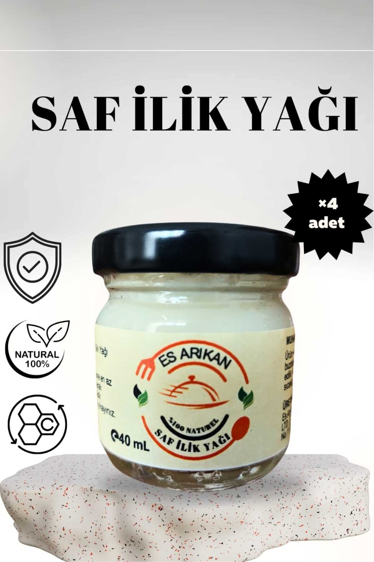 Es Arıkan Gıda Saf ilik Yağı Saç ve Cilt Bakım Maskesi Doğal Kolajen ...