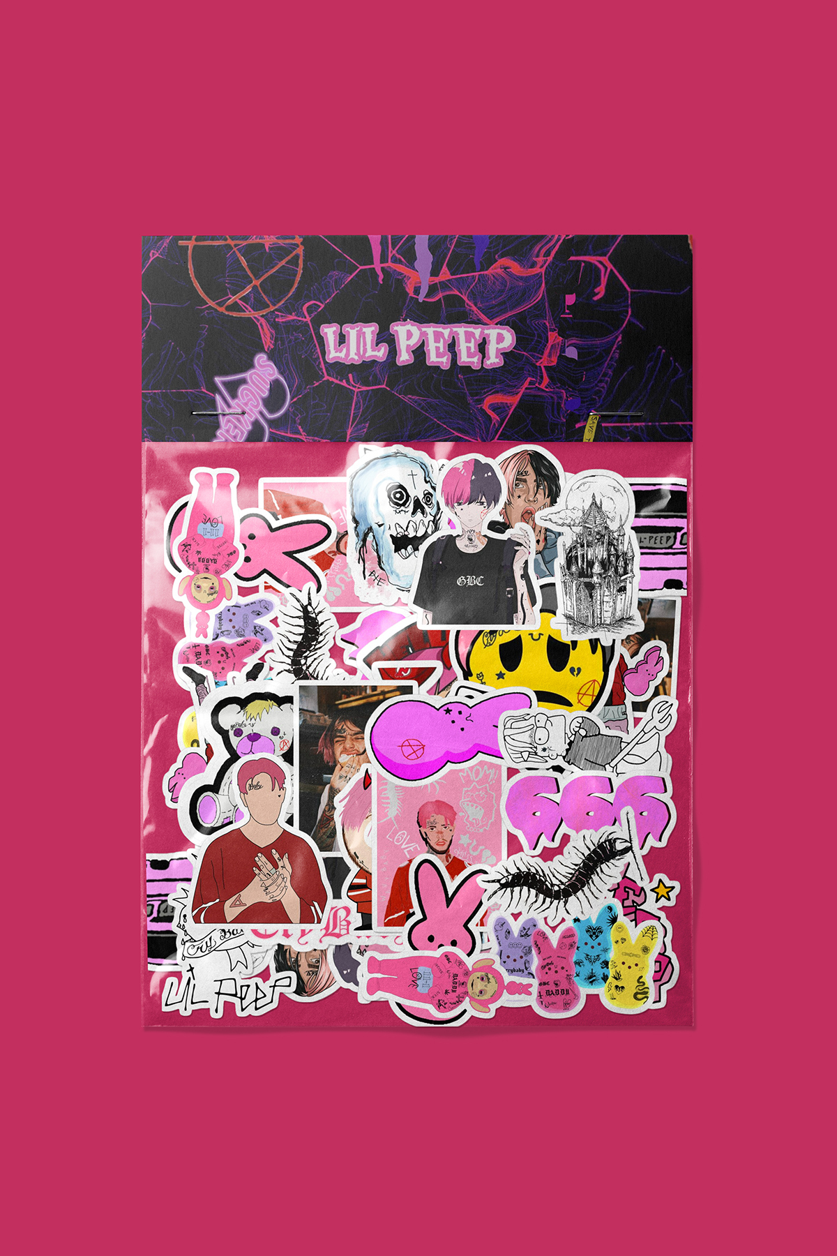 dadi ramba Lil Peep Sticker paketi -Bullet Journal - Ajanda - Planner ...
