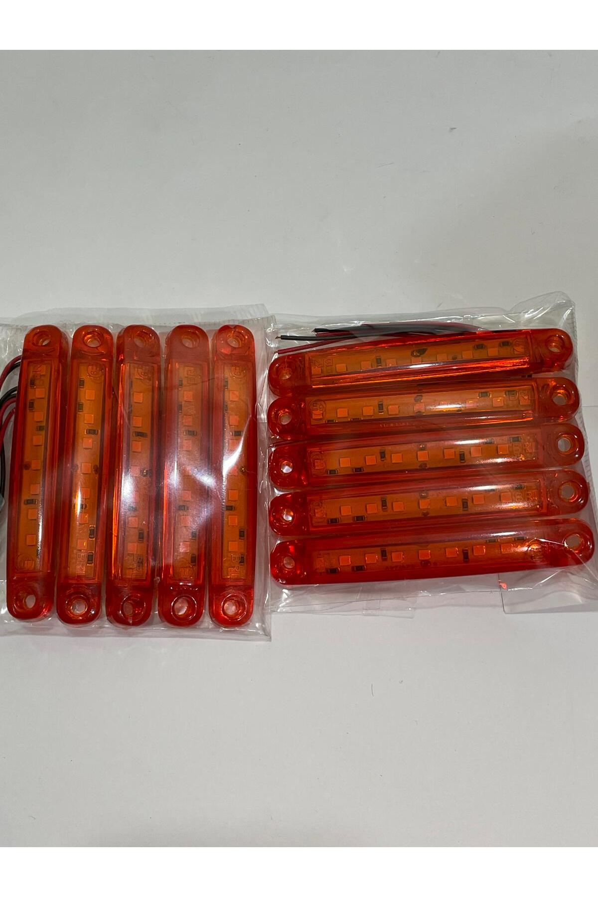 BARLAS OTO LED BARLA OTO LED 9 LEDLİ PARMAK LAMBA [10 ADET] [KIRMIZI ...