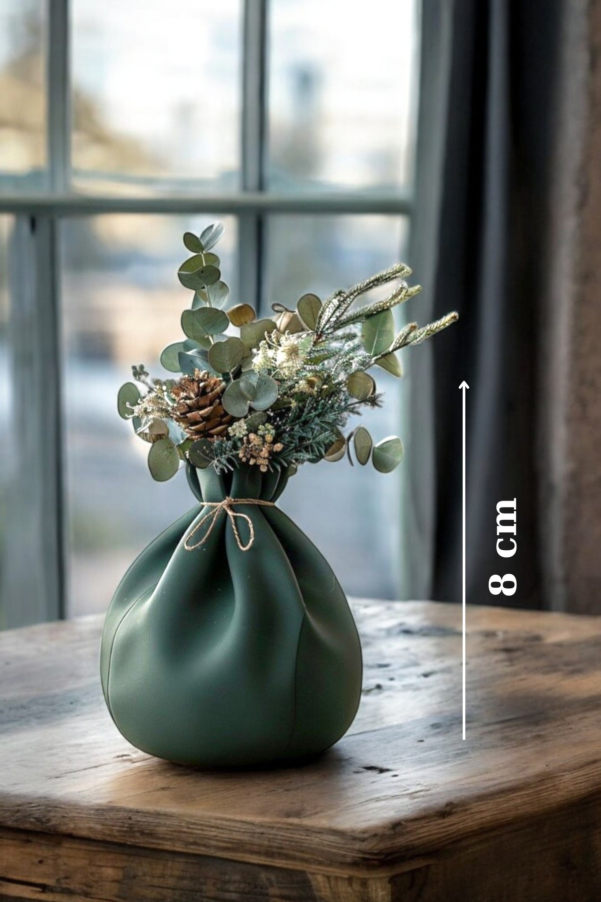 TMDL Vazo Torba Şık Tasarım Dekoratif Minimalist Modern Ev Ofis (8CM ...